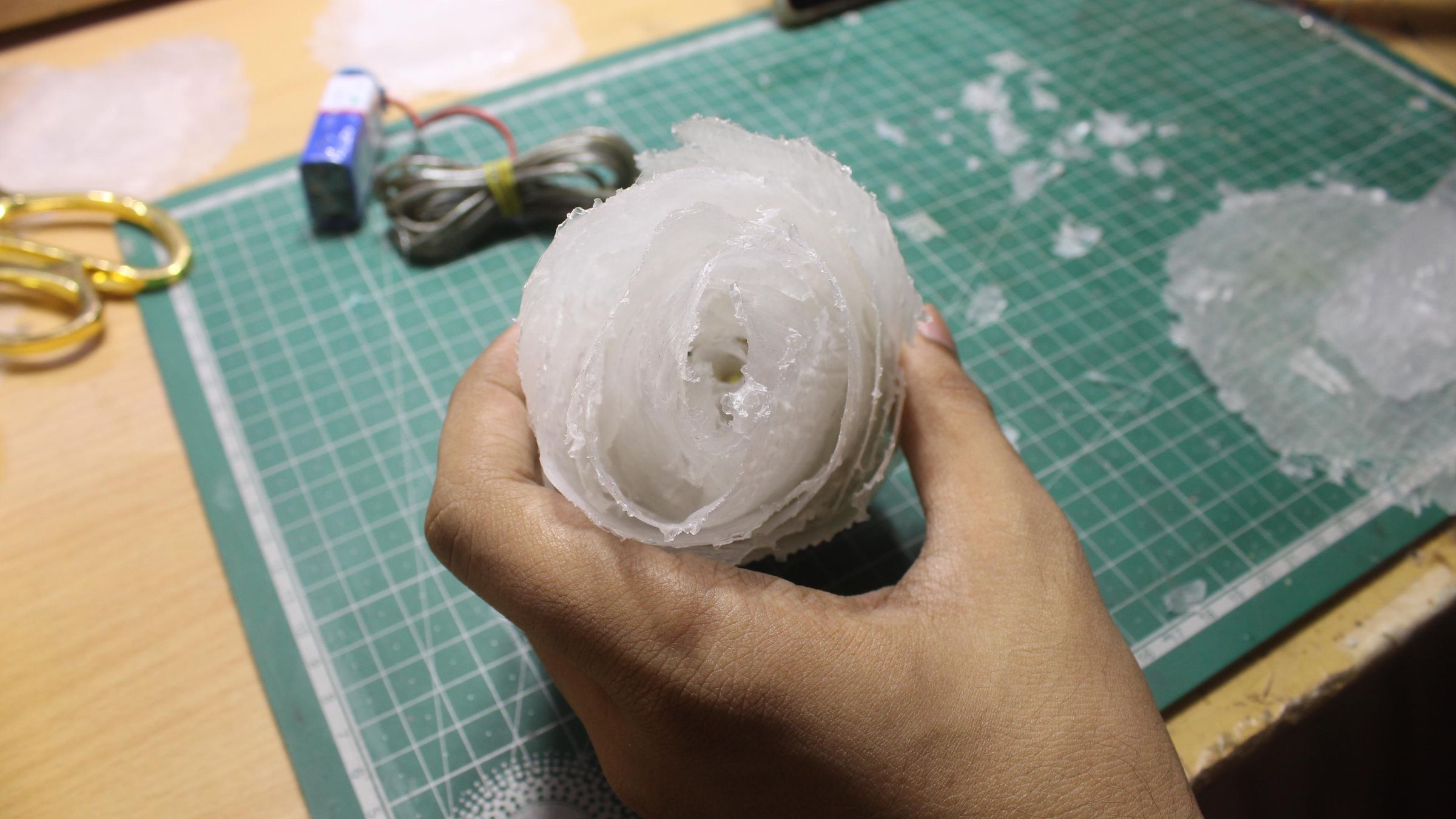 DIY Blue Fireball Using Hot Glue : 11 Steps (with Pictures) - Instructables