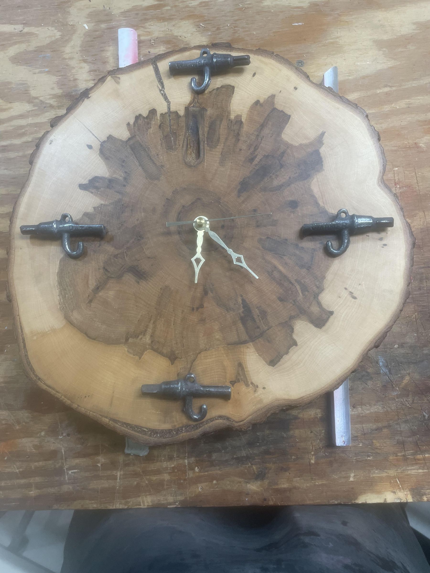 “TAP INTO TIME” - Maple Clock : 6 Steps (with Pictures) - Instructables