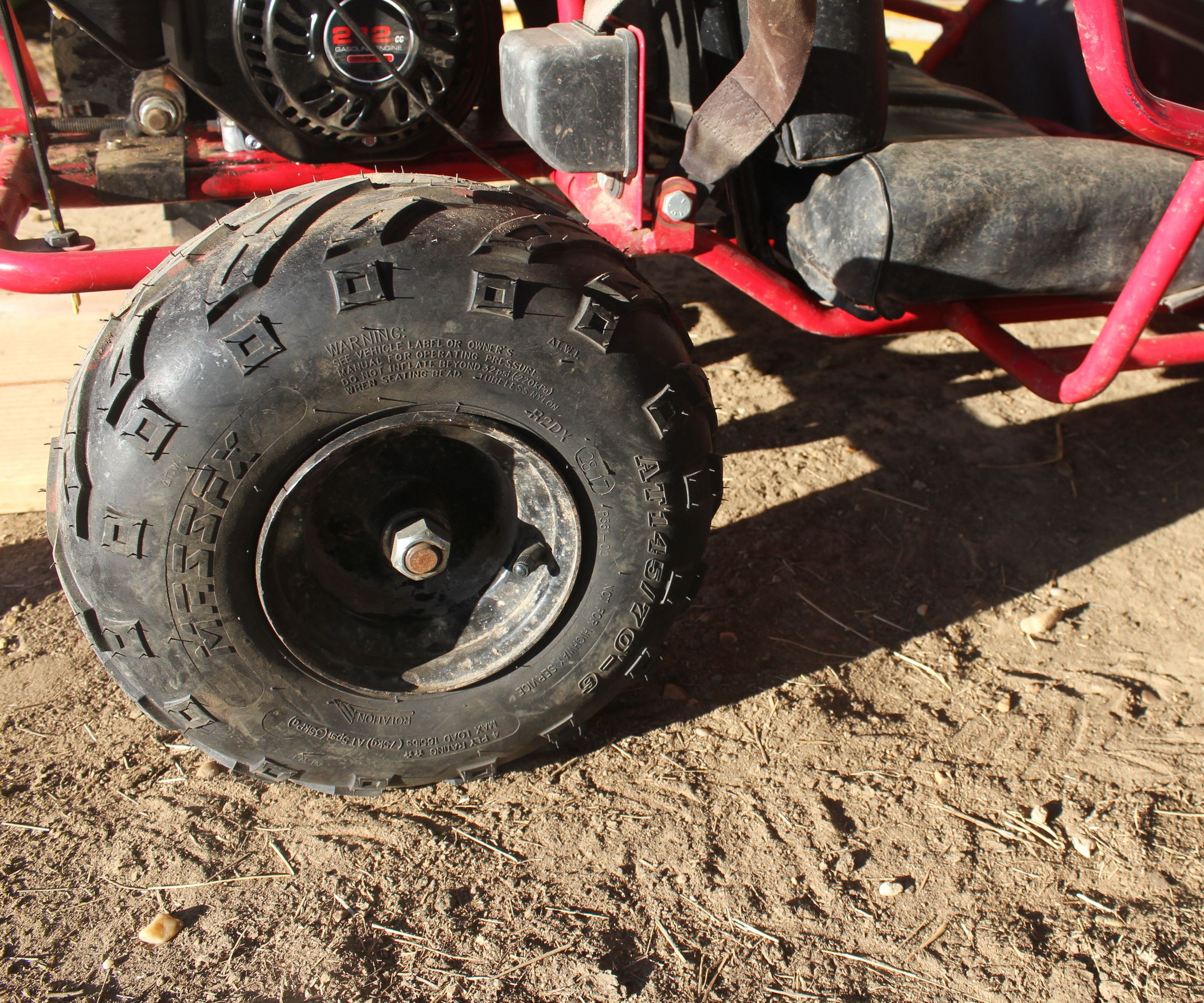 How to Change a Tire (gocart, Lawn Mower, Ect.) : 7 Steps (with ...
