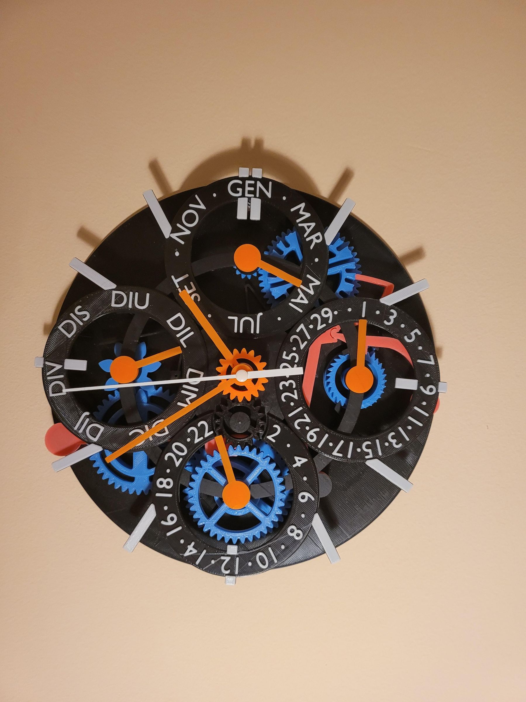 Quartz-movement Based Perpetual Calendar Clock : 7 Steps (with Pictures ...