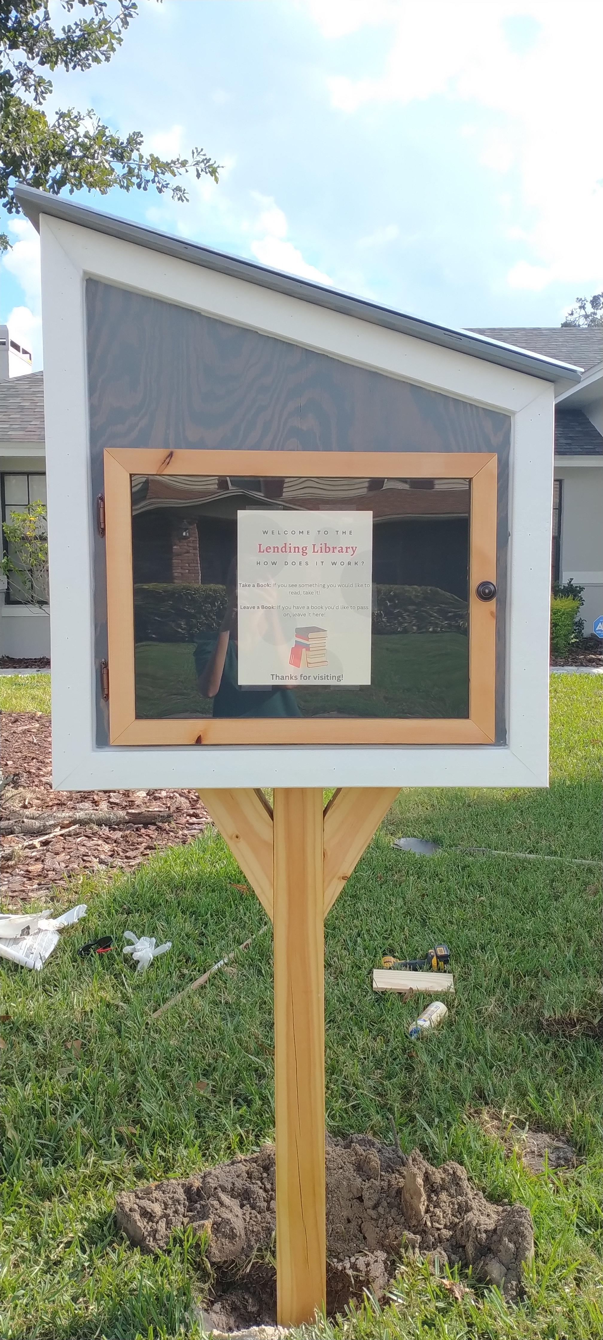 Neighborhood Lending Library / Birdhouse : 4 Steps (with Pictures ...