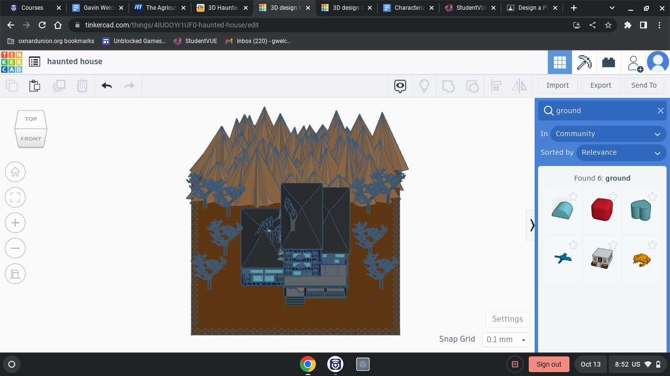 3D Tinkercad Haunted House - Instructables