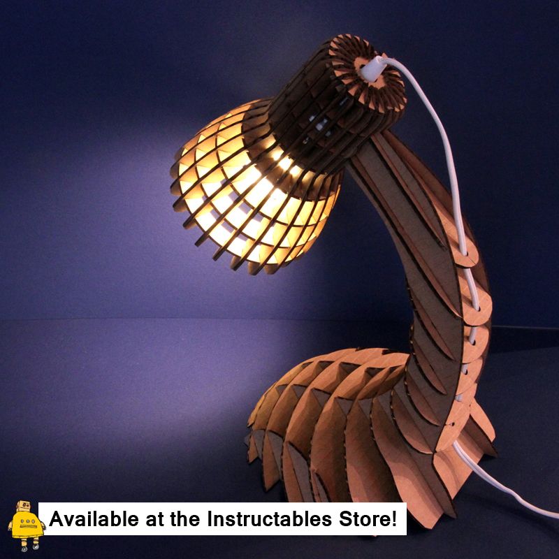 Cardboard Desk Lamp : 9 Steps (with Pictures) - Instructables