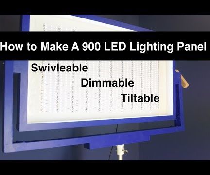 900 LED Light Panel for Video and Photography // 360 Degrees of ...