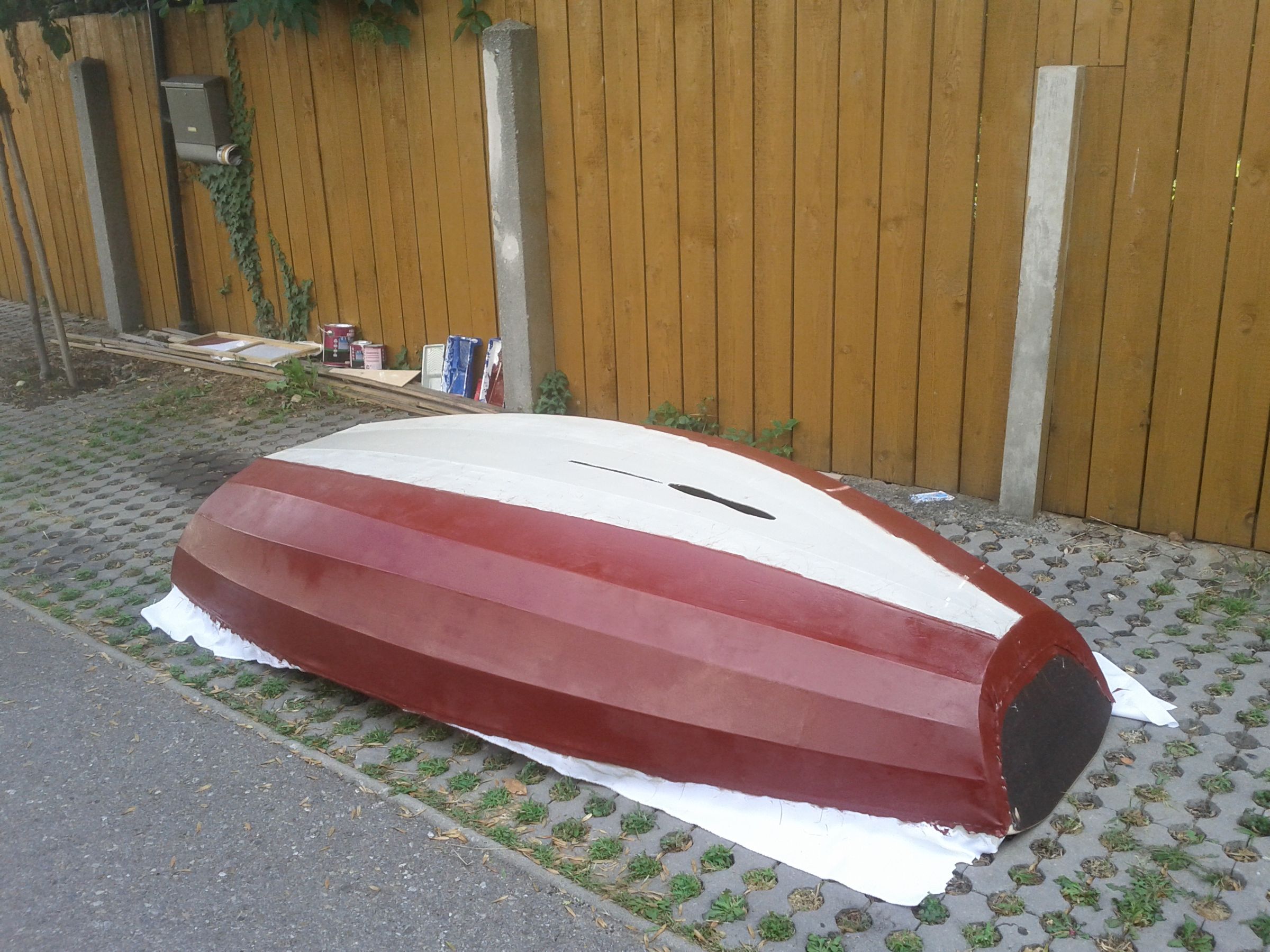 240cm Skin on Frame Sailing Pram With Mirage Drive : 7 Steps (with ...