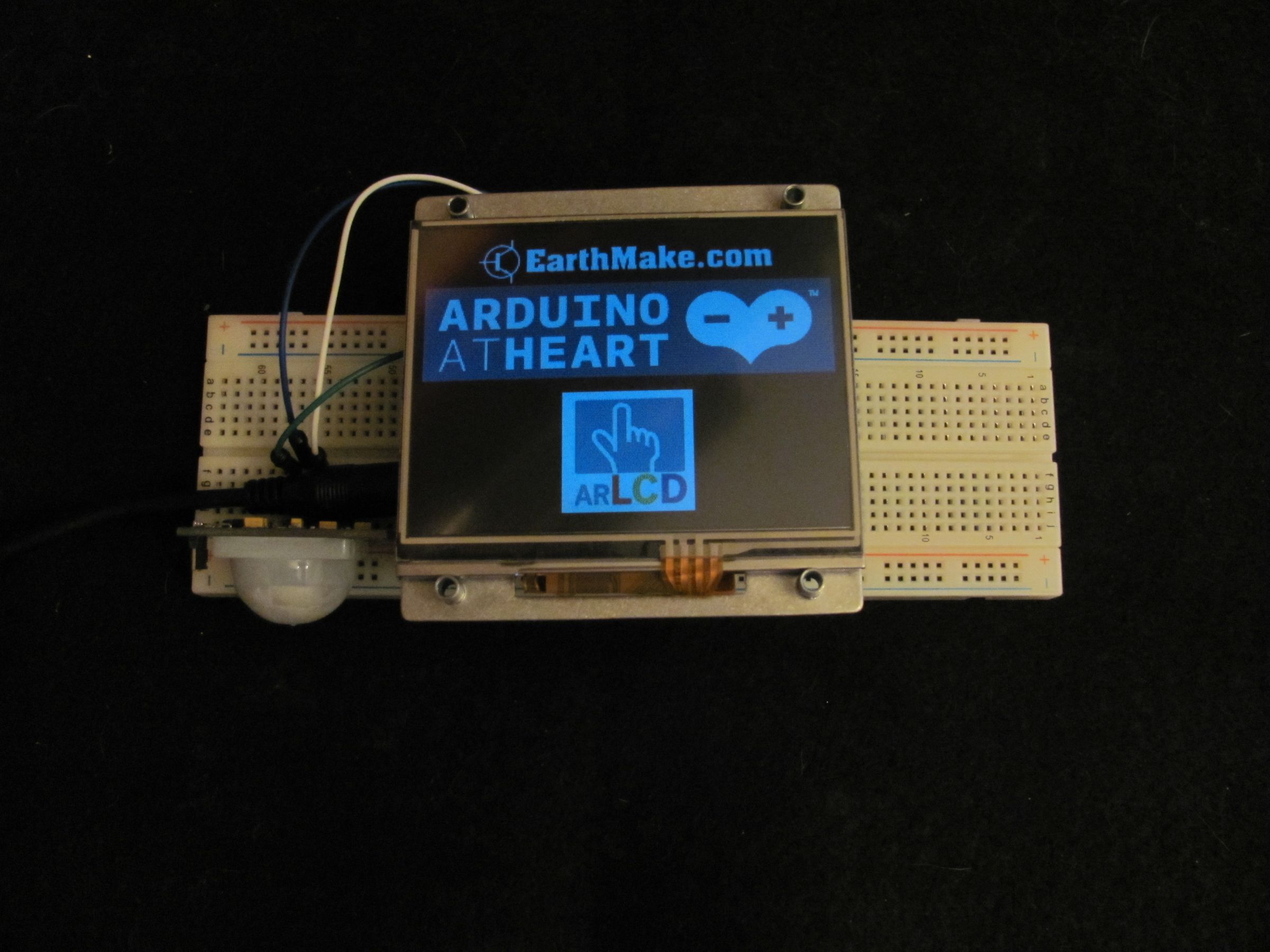 PIR Motion Sensor for ArLCD Touchscreen Backlight - Instructables