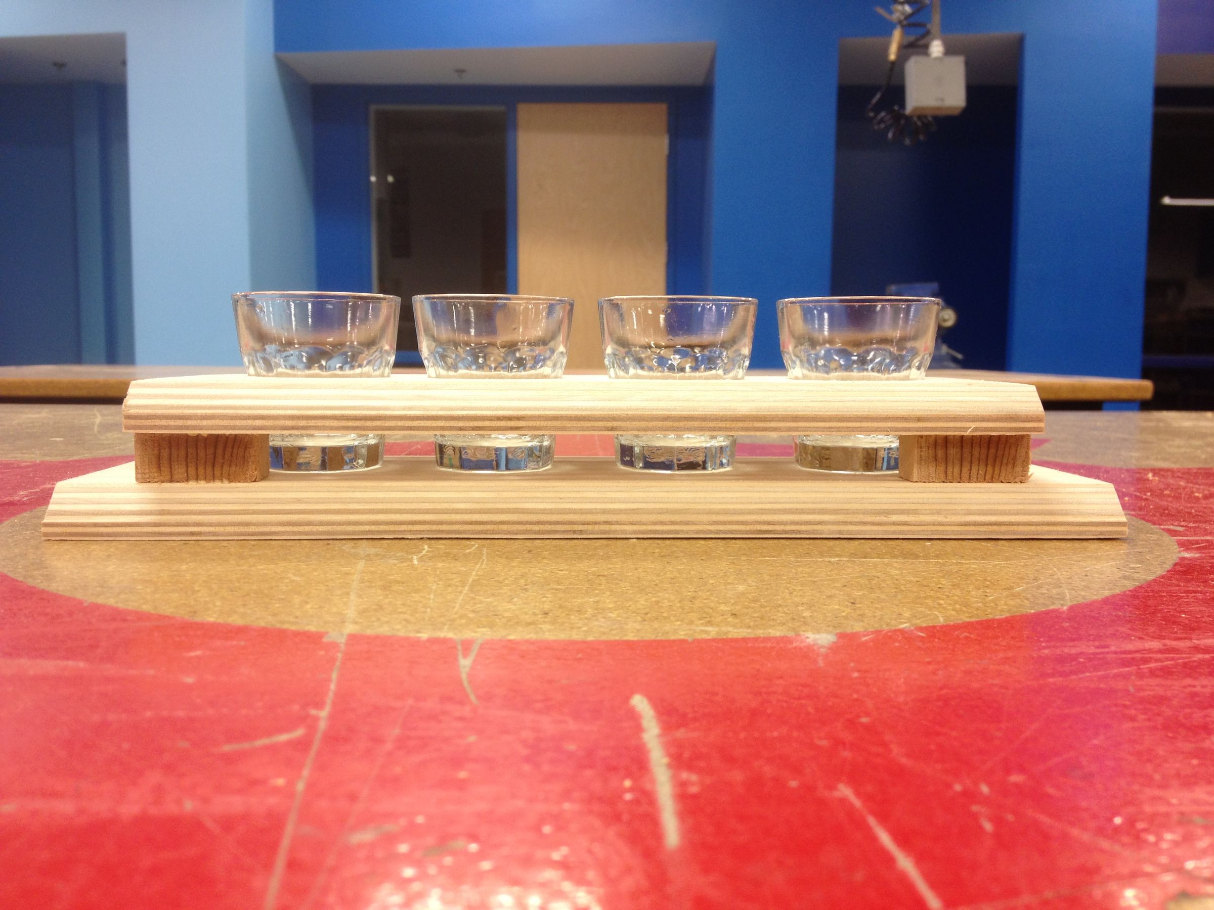 Shot Glass Tray Display : 4 Steps - Instructables