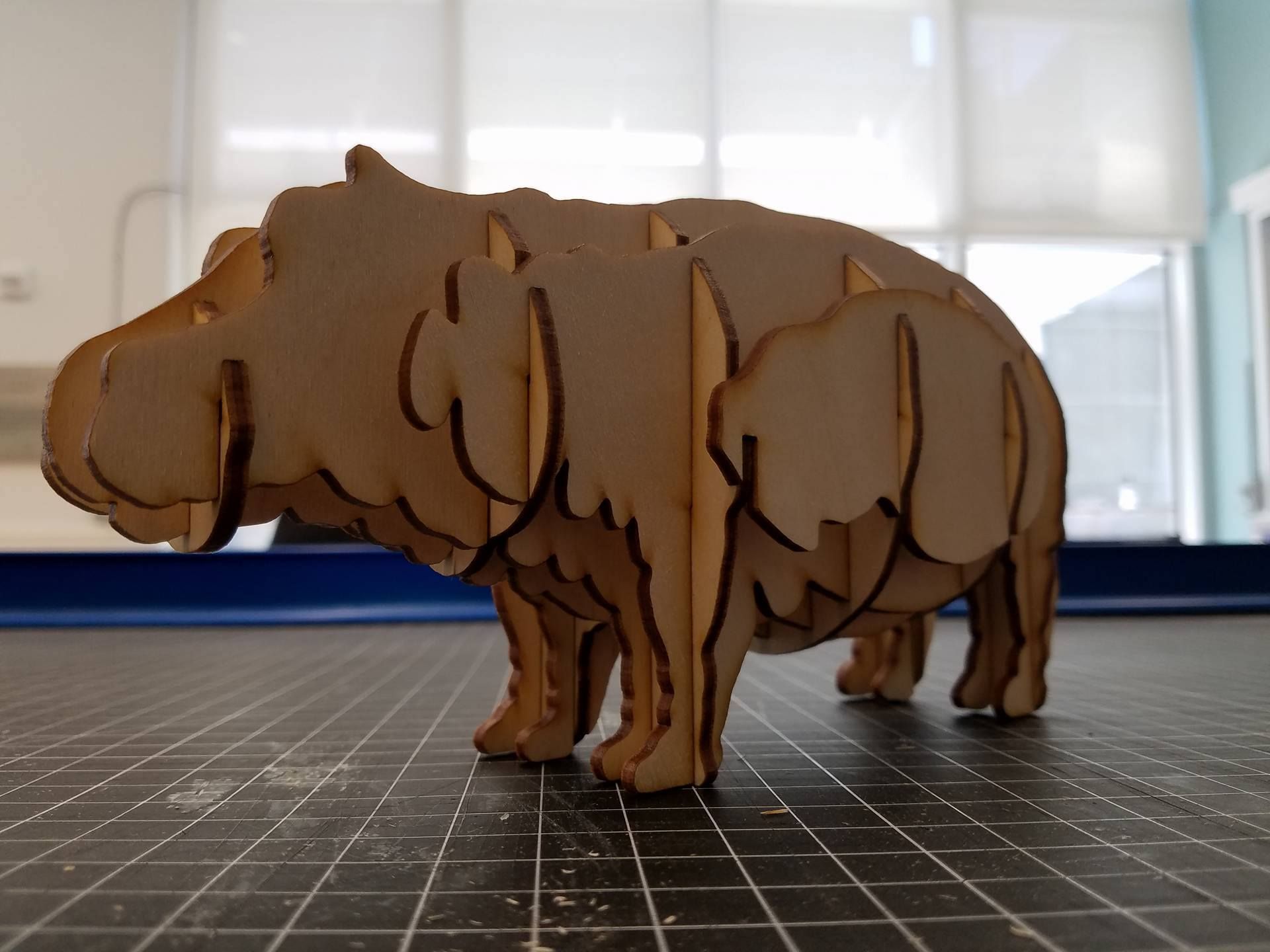 Laser Cut Hippo : 4 Steps - Instructables