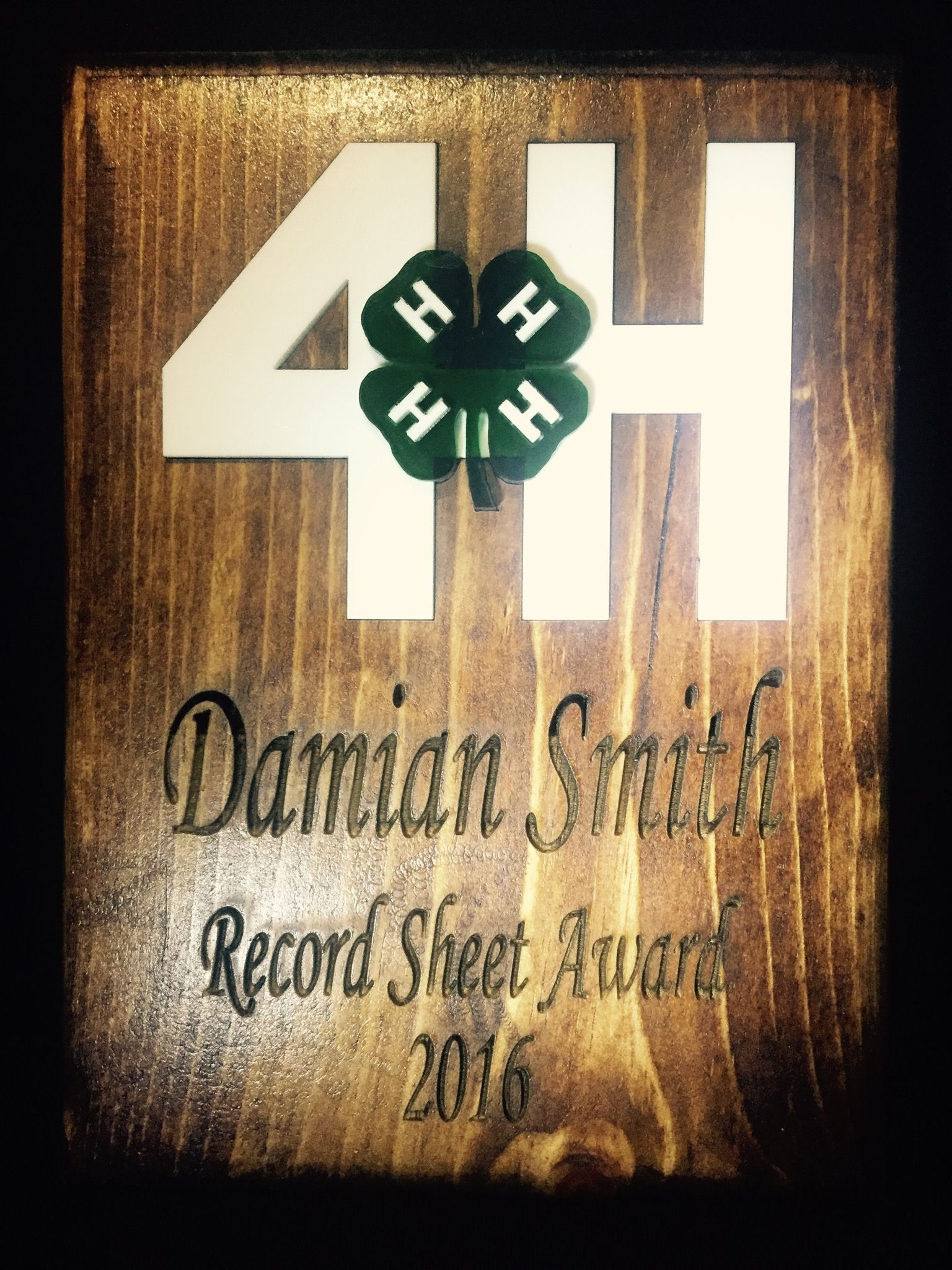 4-H Award Plaque : 8 Steps - Instructables