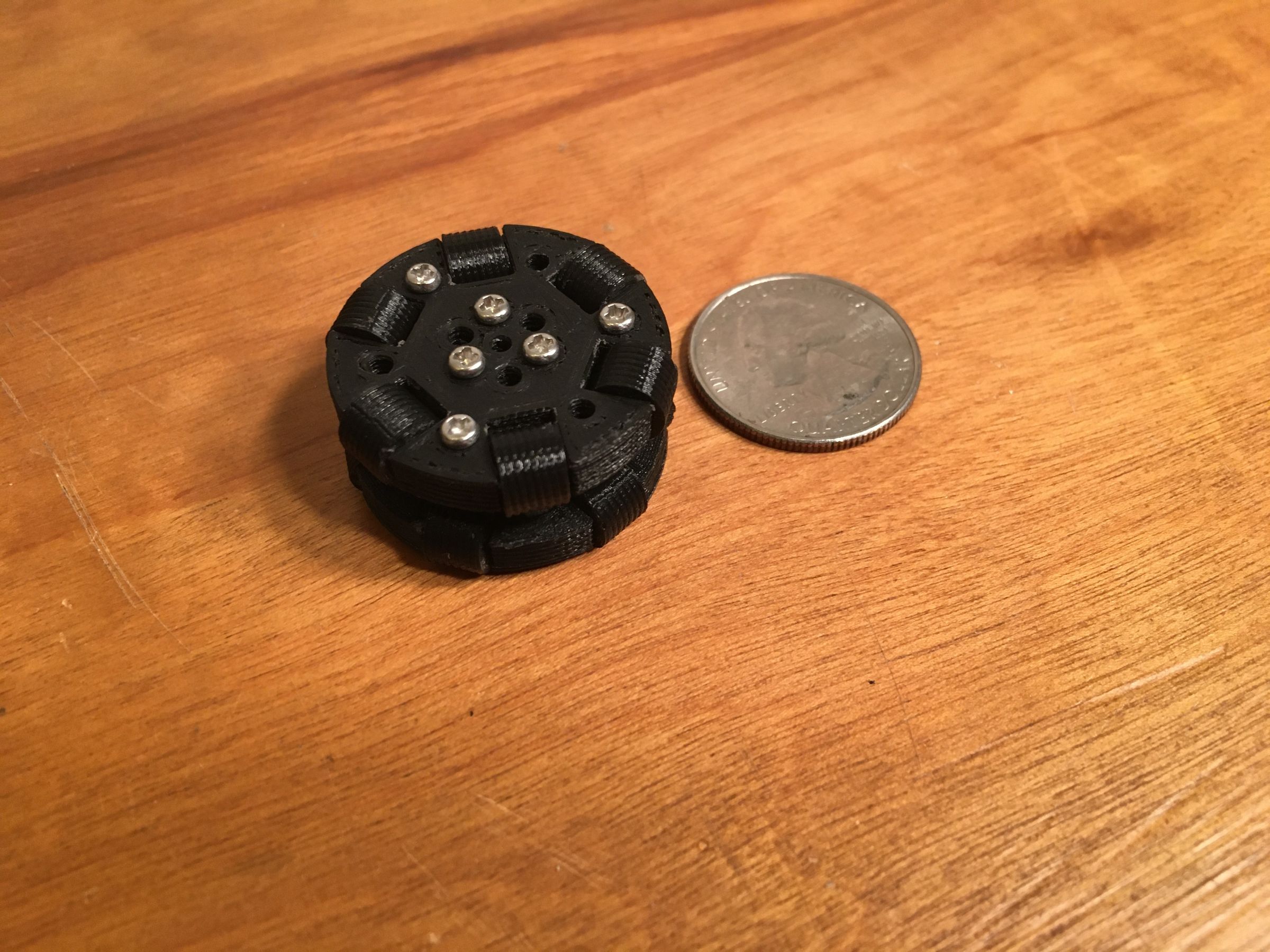 3D Printed Omni-Drectional Wheel / Fidget Toy : 13 Steps (with Pictures ...