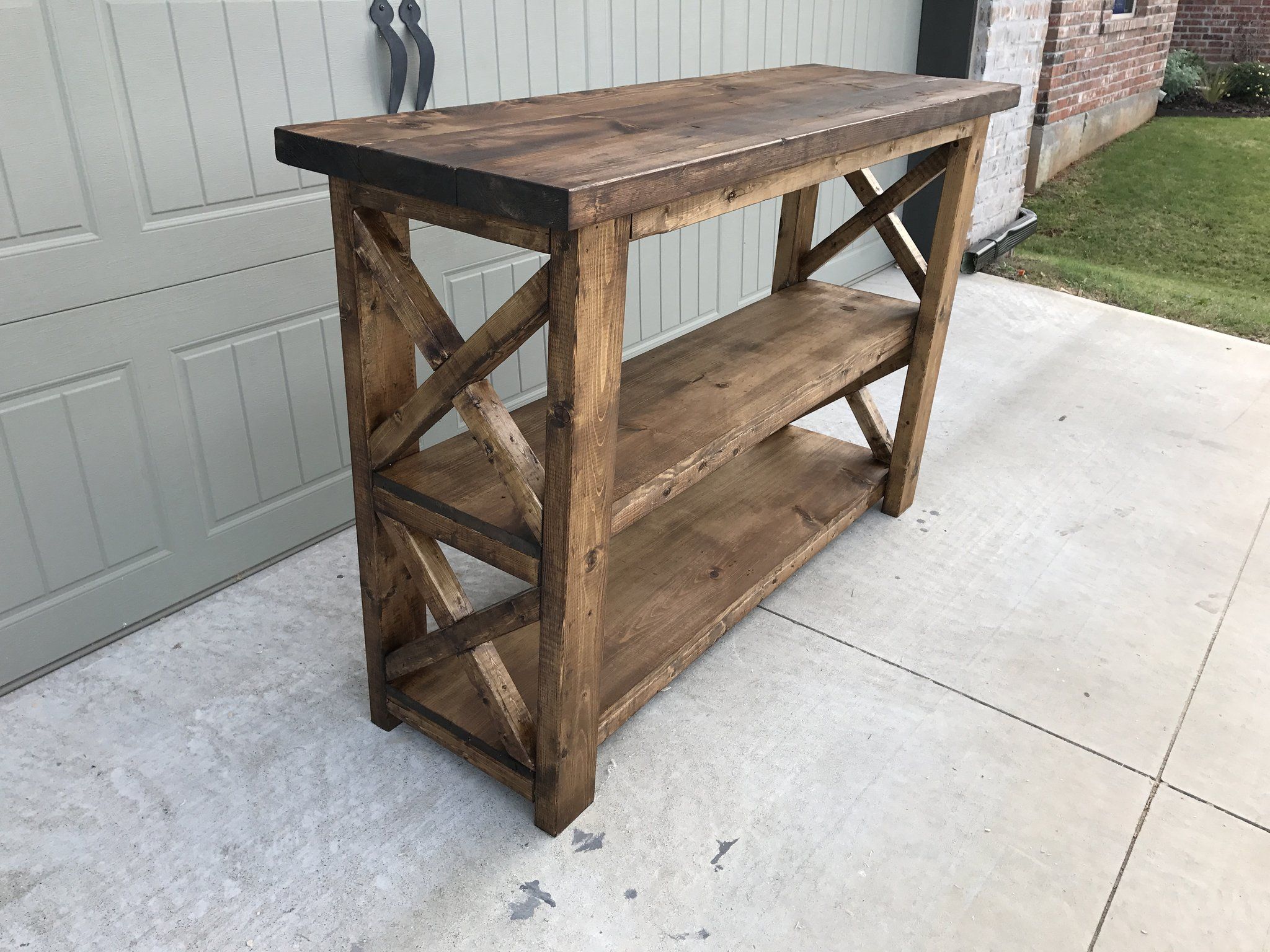 Rustic X Console : 5 Steps (with Pictures) - Instructables