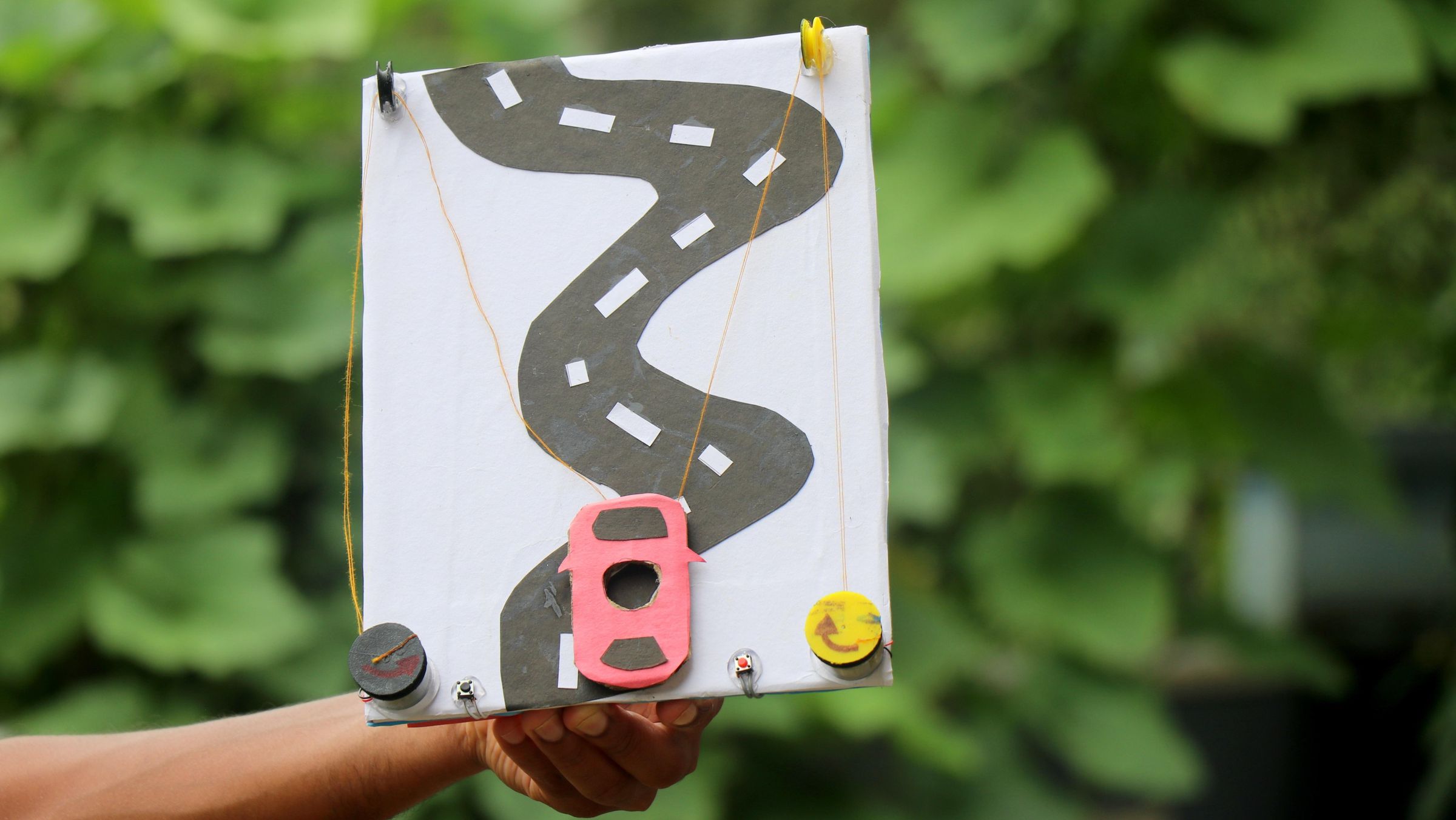 Build String Powered Car Racing Game on the Board : 5 Steps (with ...