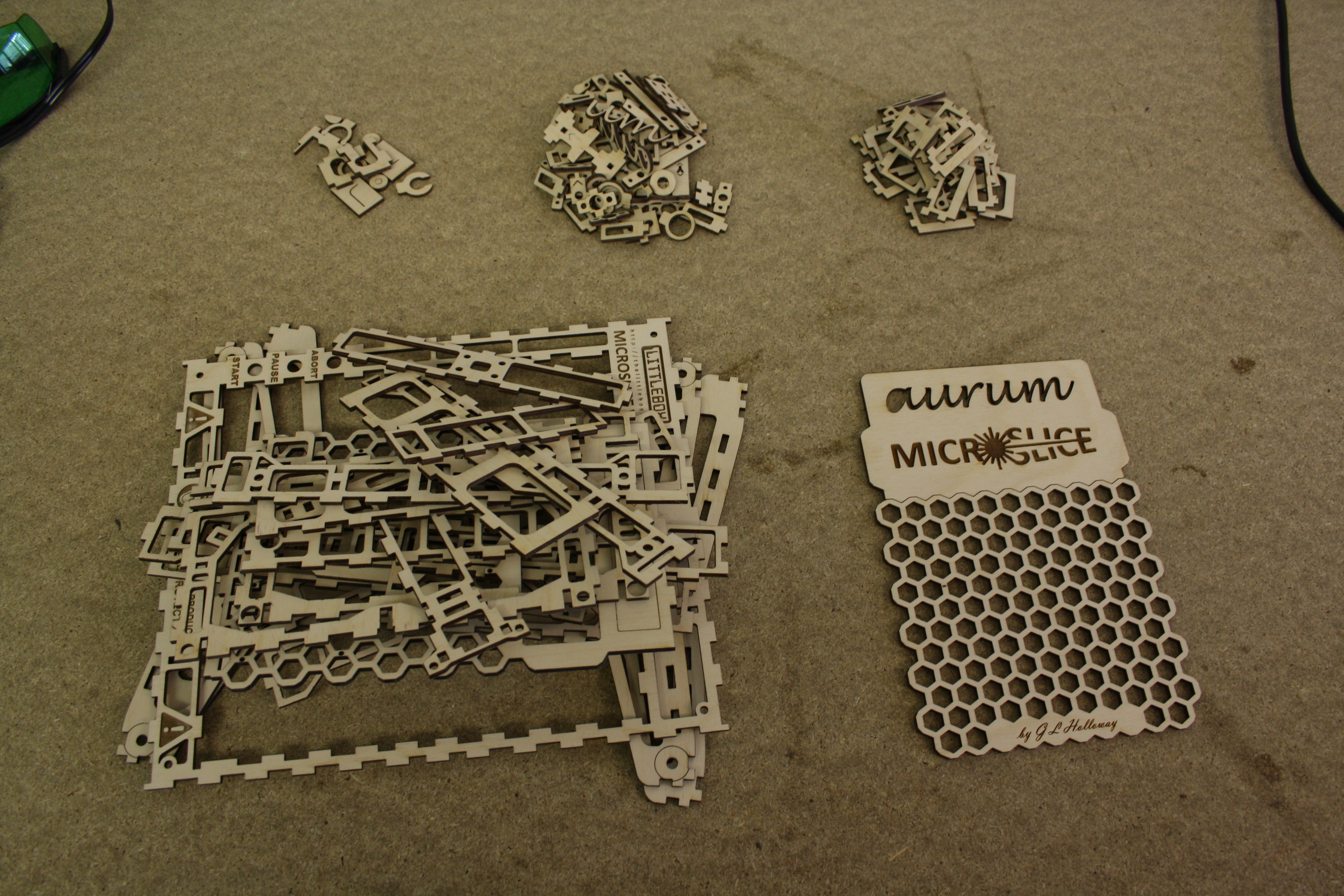 The MicroSlice V2 Aurum | a Gold Mini Laser Cutter & Engraver. : 15 ...