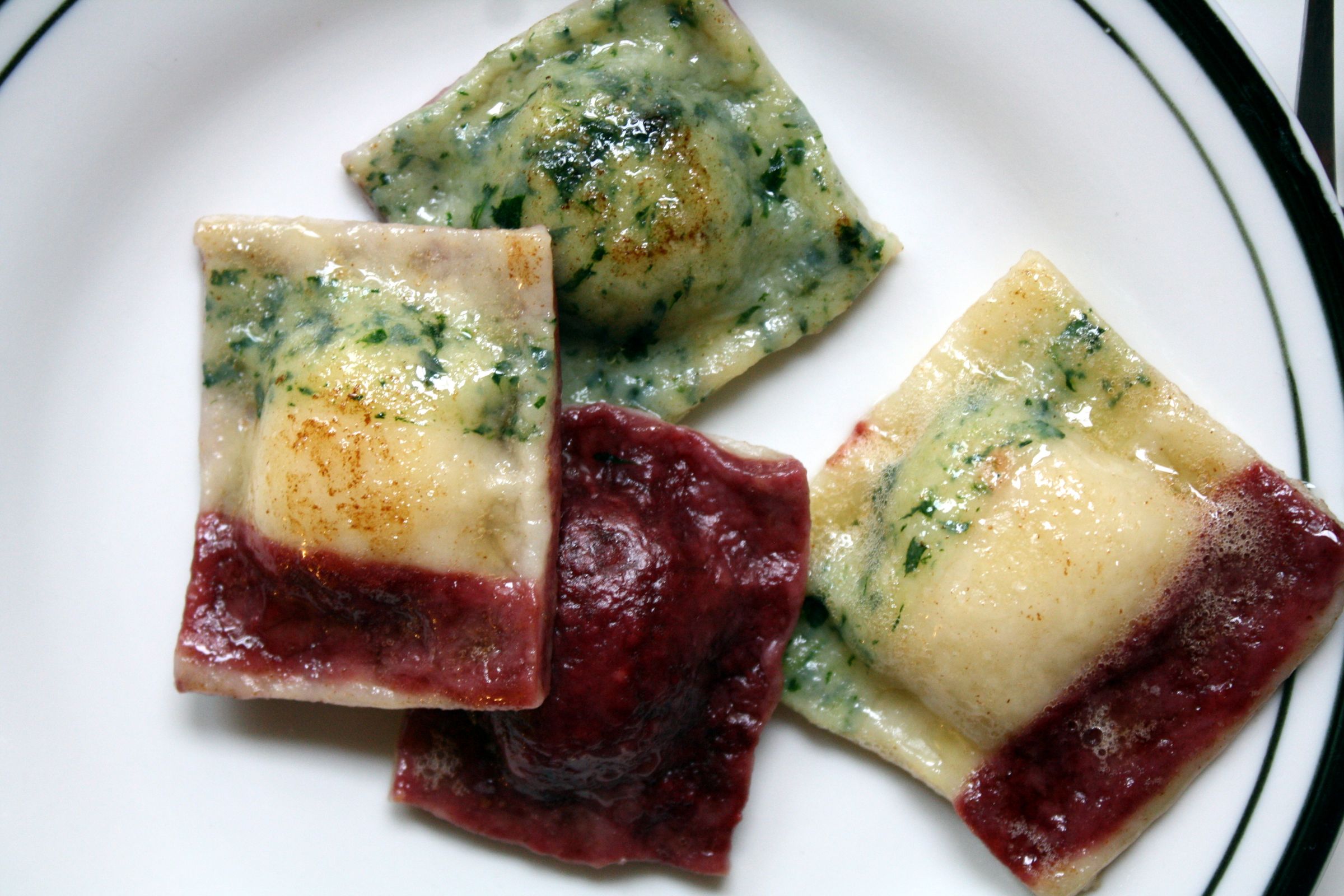 Gluten-Free Tri-Colored Ravioli With Roasted Butternut Squash ...