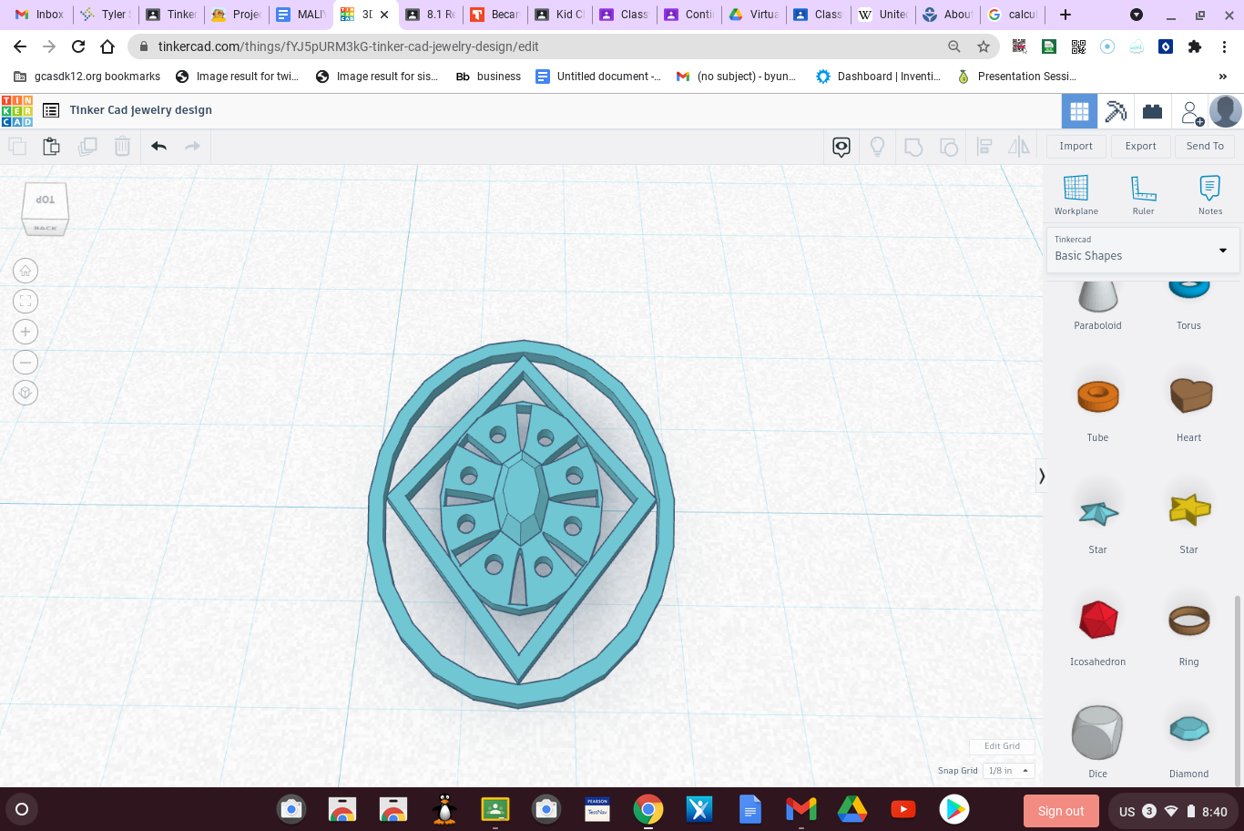 TinkerCad Bracelet Charm : 14 Steps - Instructables