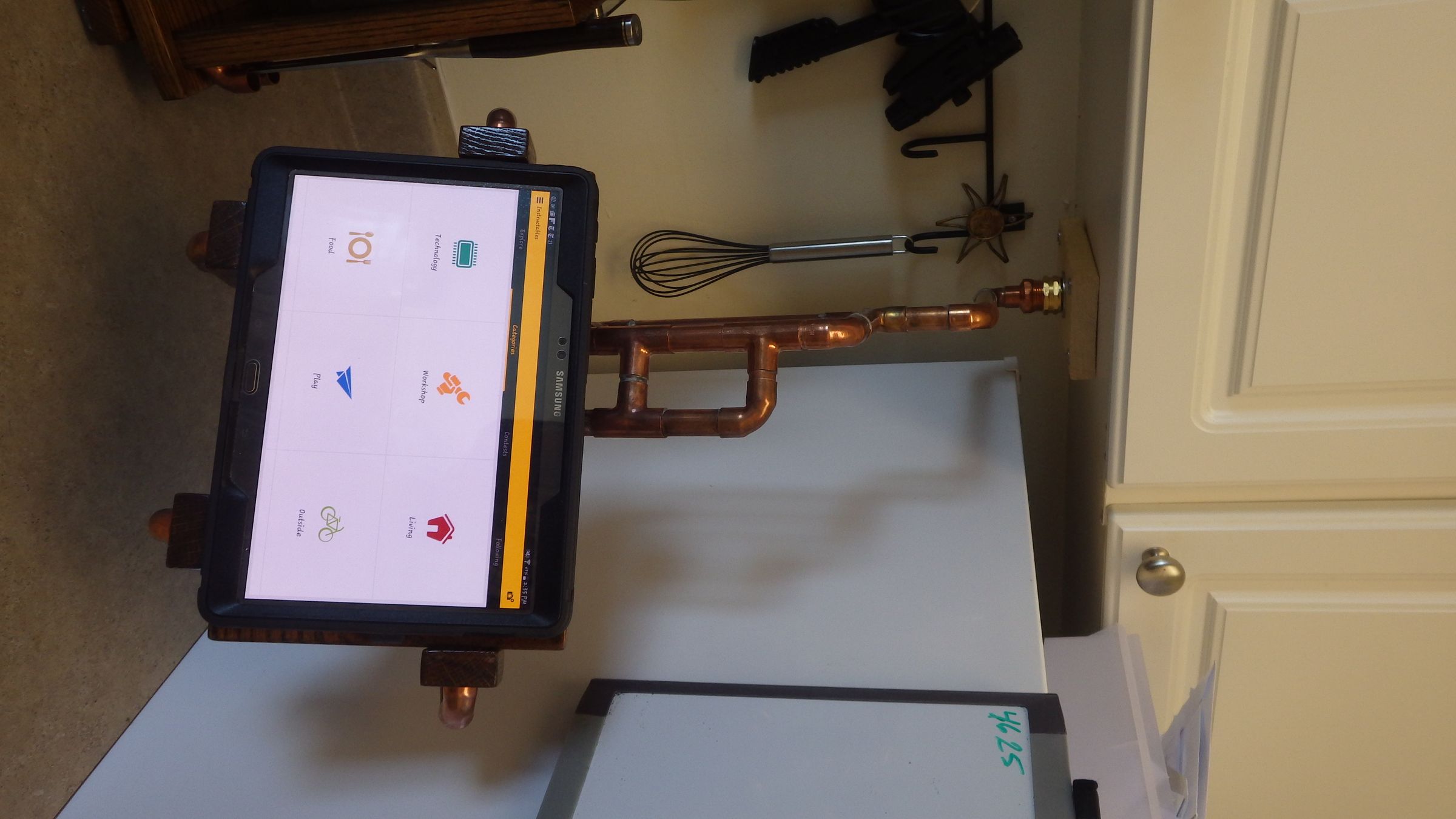 Copper Framed Tablet Holder : 11 Steps (with Pictures) - Instructables