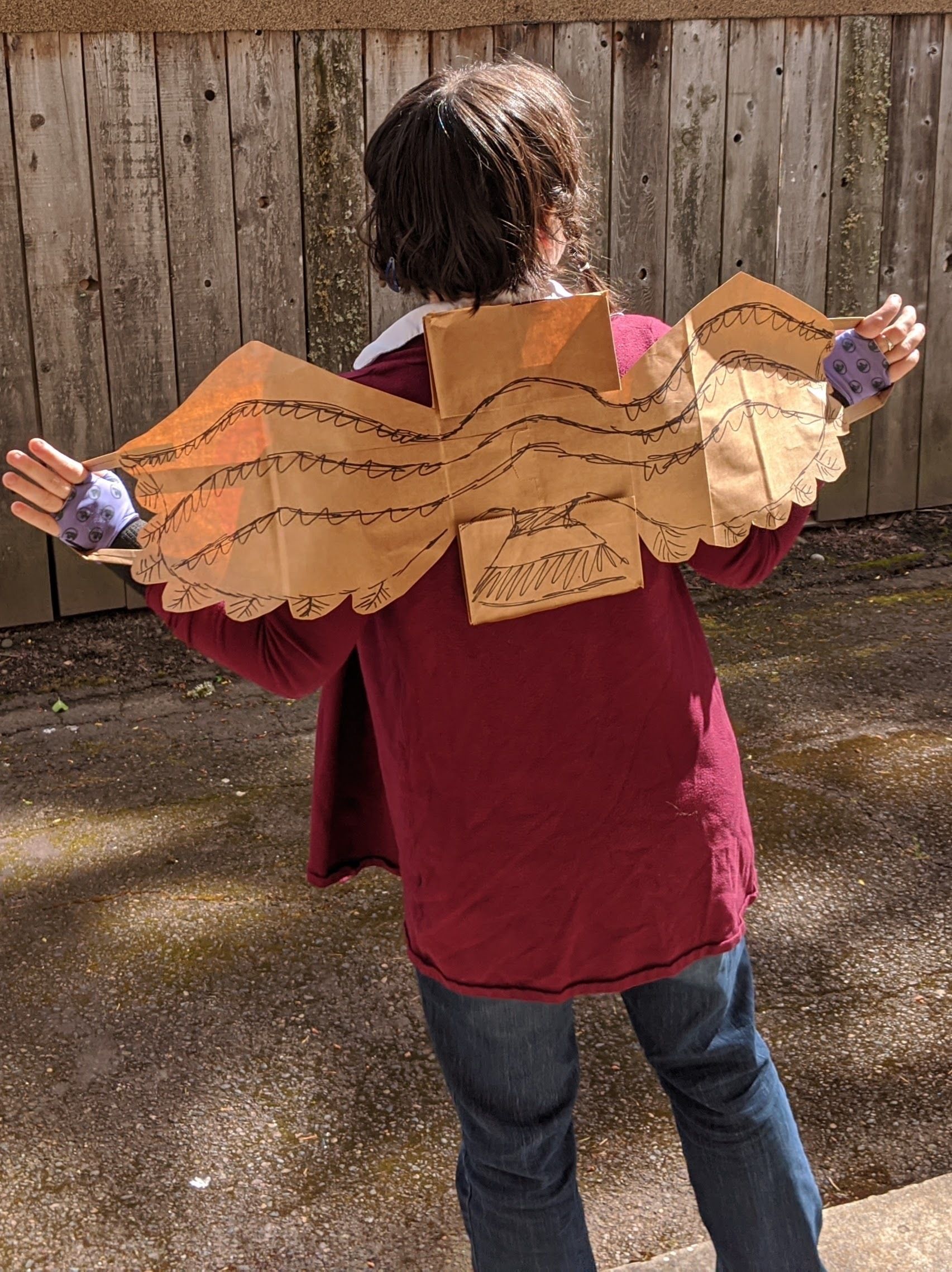 Paper Bag Bird Wings : 7 Steps (with Pictures) - Instructables