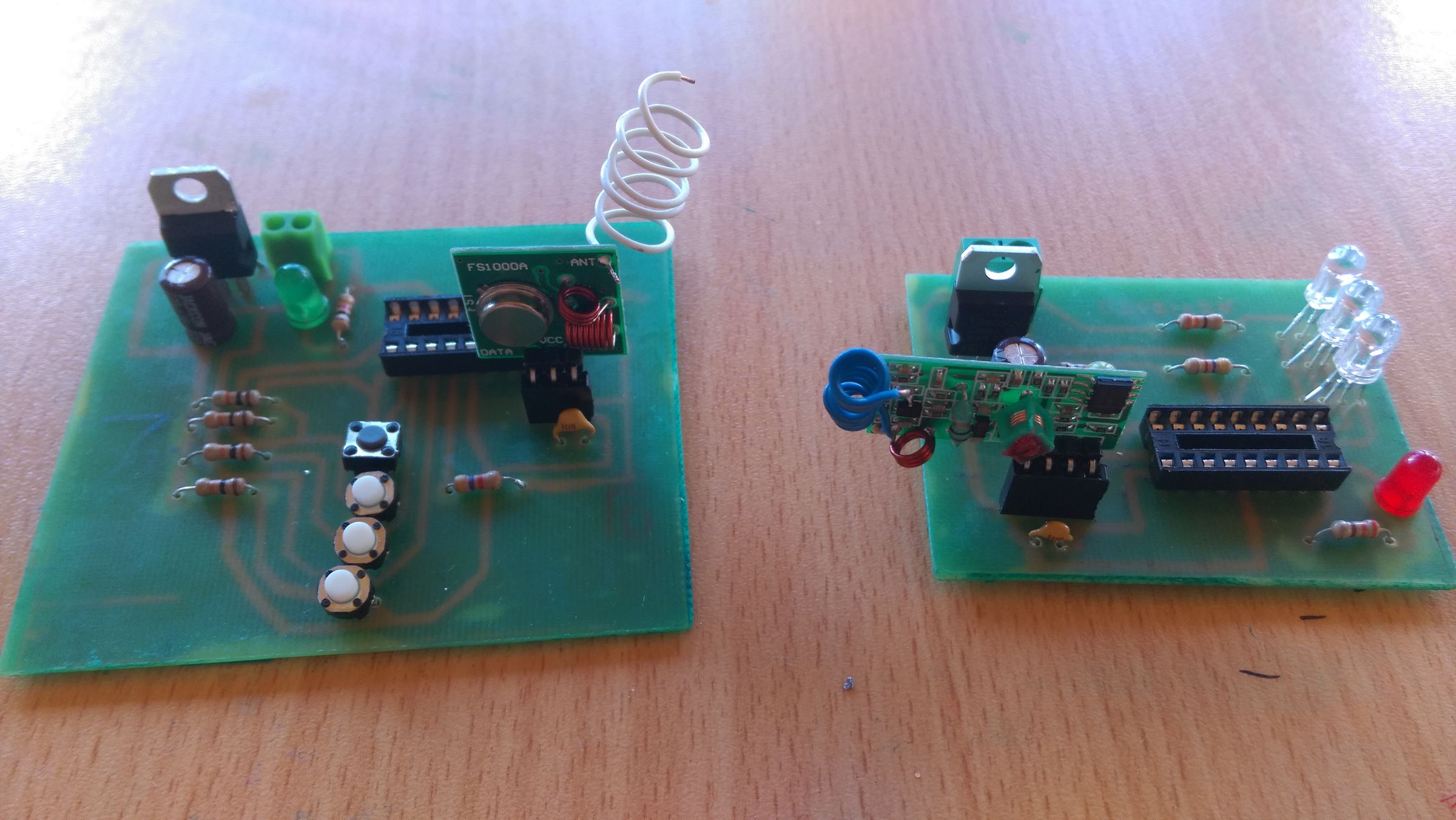 Wireless Transmitter Receiver Circuit