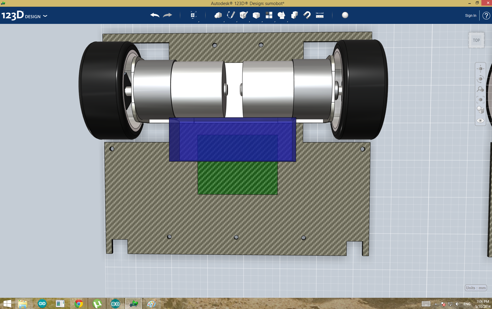 3D Printed Sumobot [Autonomous RC, Bluetooth Multiplayer] : 23 Steps ...