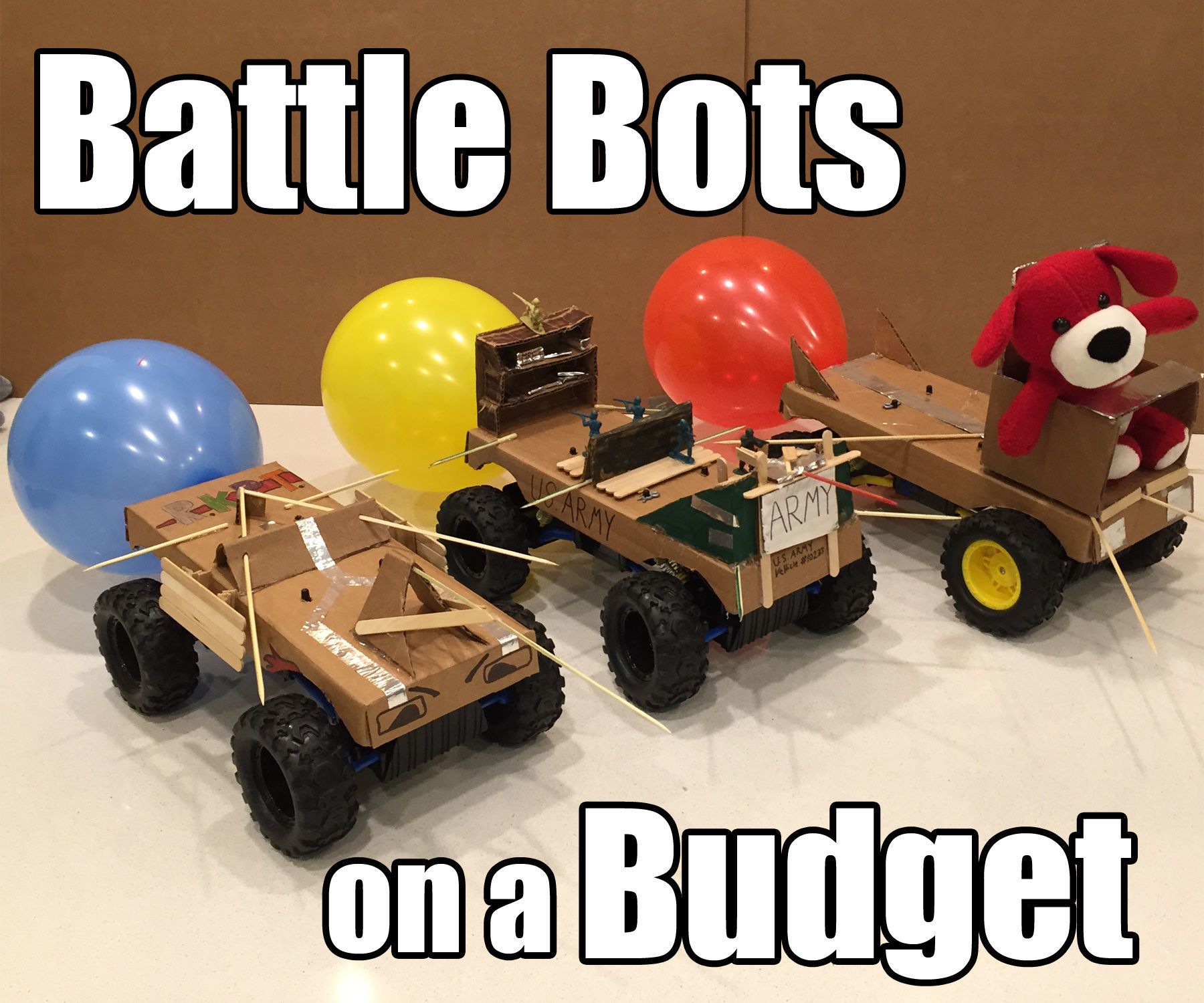Battle Bots on a Budget : 5 Steps (with Pictures) - Instructables
