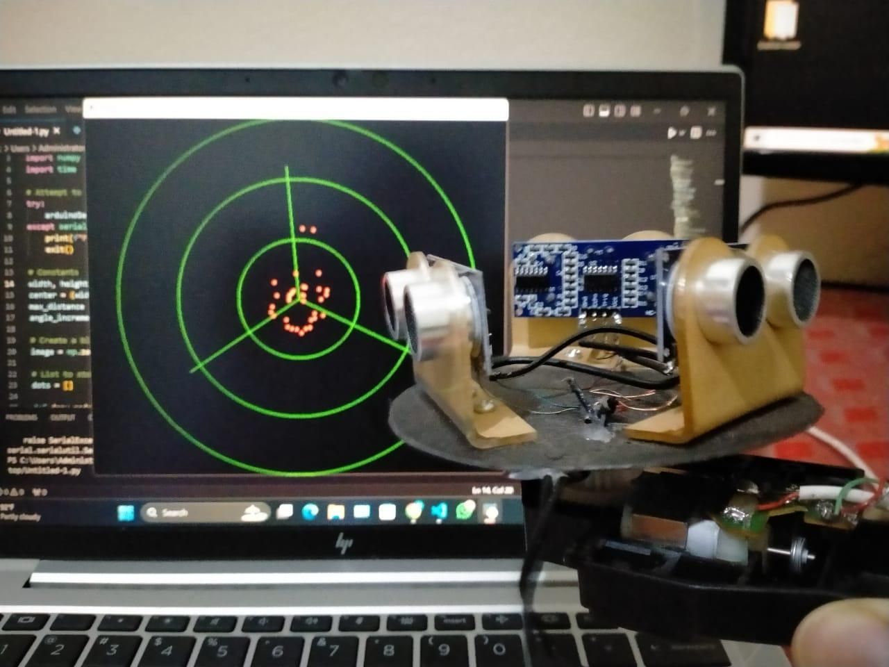 360-Degree Radar System With Three Synchronized Ultrasonic Sensors : 4 ...