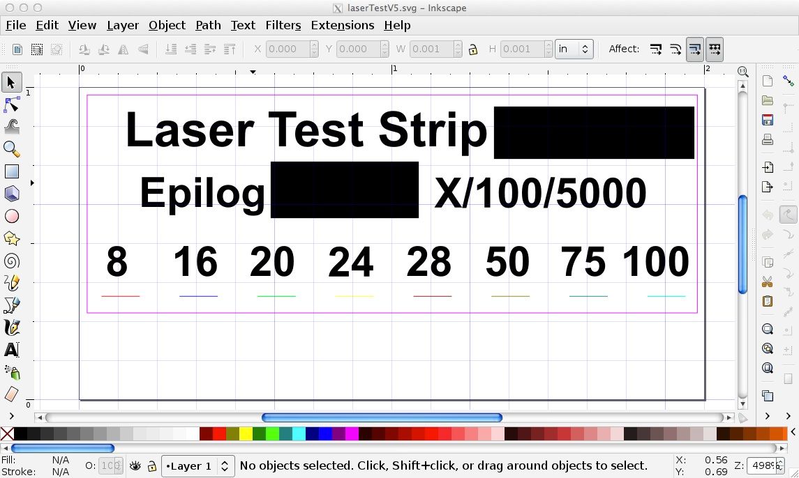 Track Your Laser Engraver's Cutting Power With Test Strips : 3 Steps ...