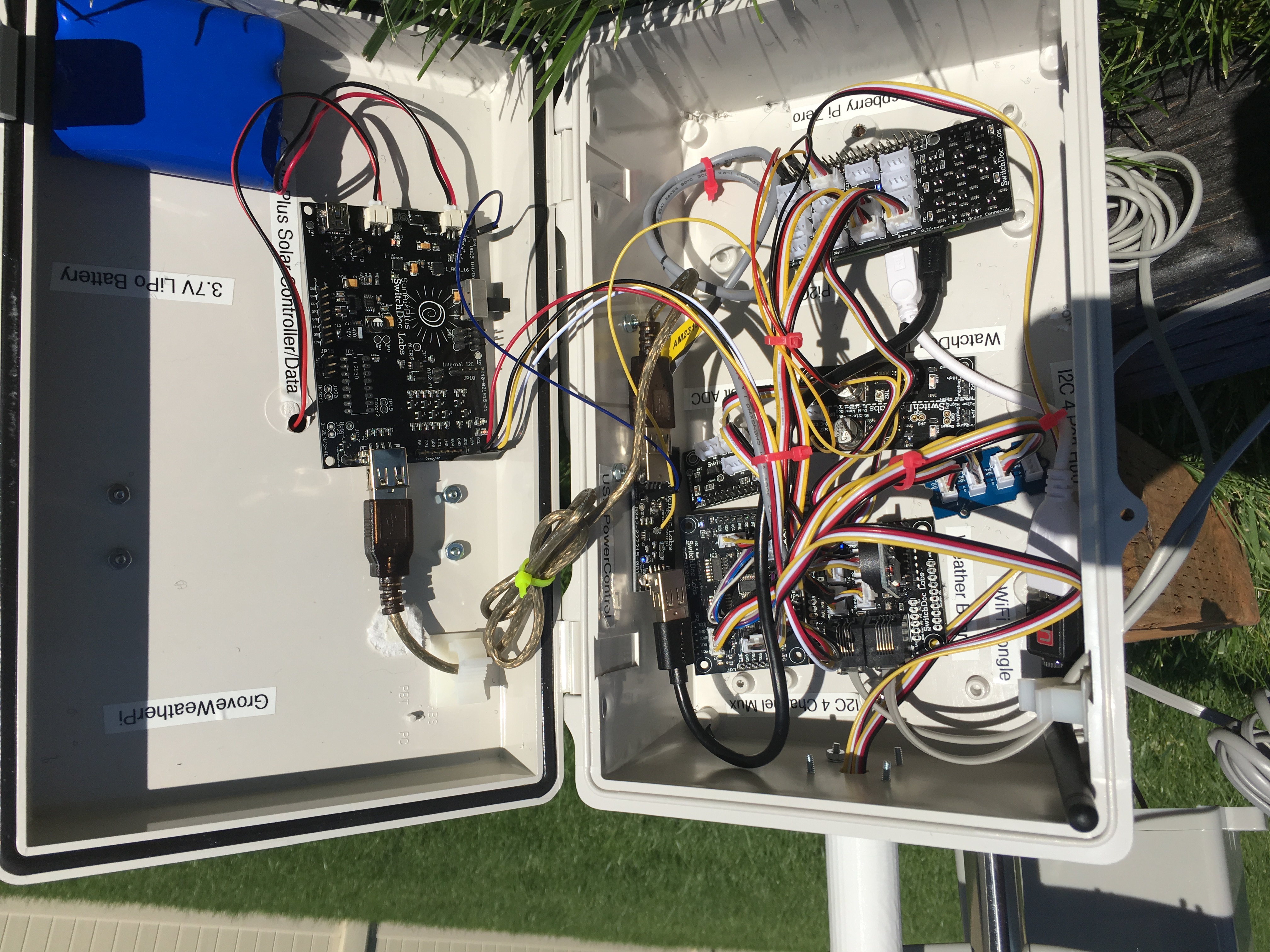 GroveWeatherPi - Solar Raspberry Pi Based Weather Station - No ...