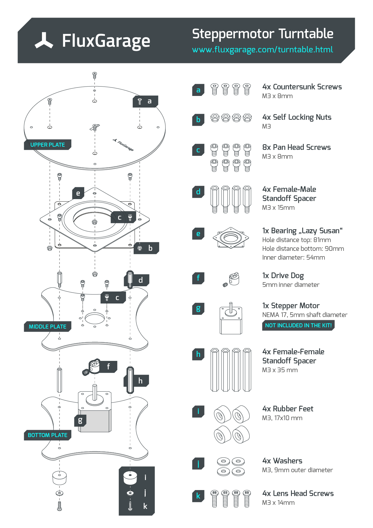 Automated Turntable With Steppermotor : 10 Steps (with Pictures ...