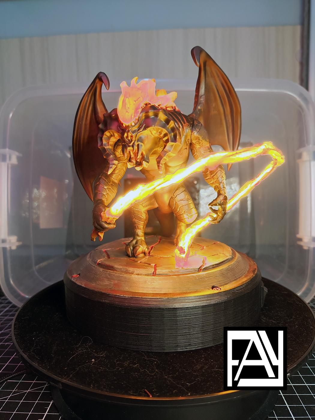 Balrog Glowing Flames : 9 Steps (with Pictures) - Instructables