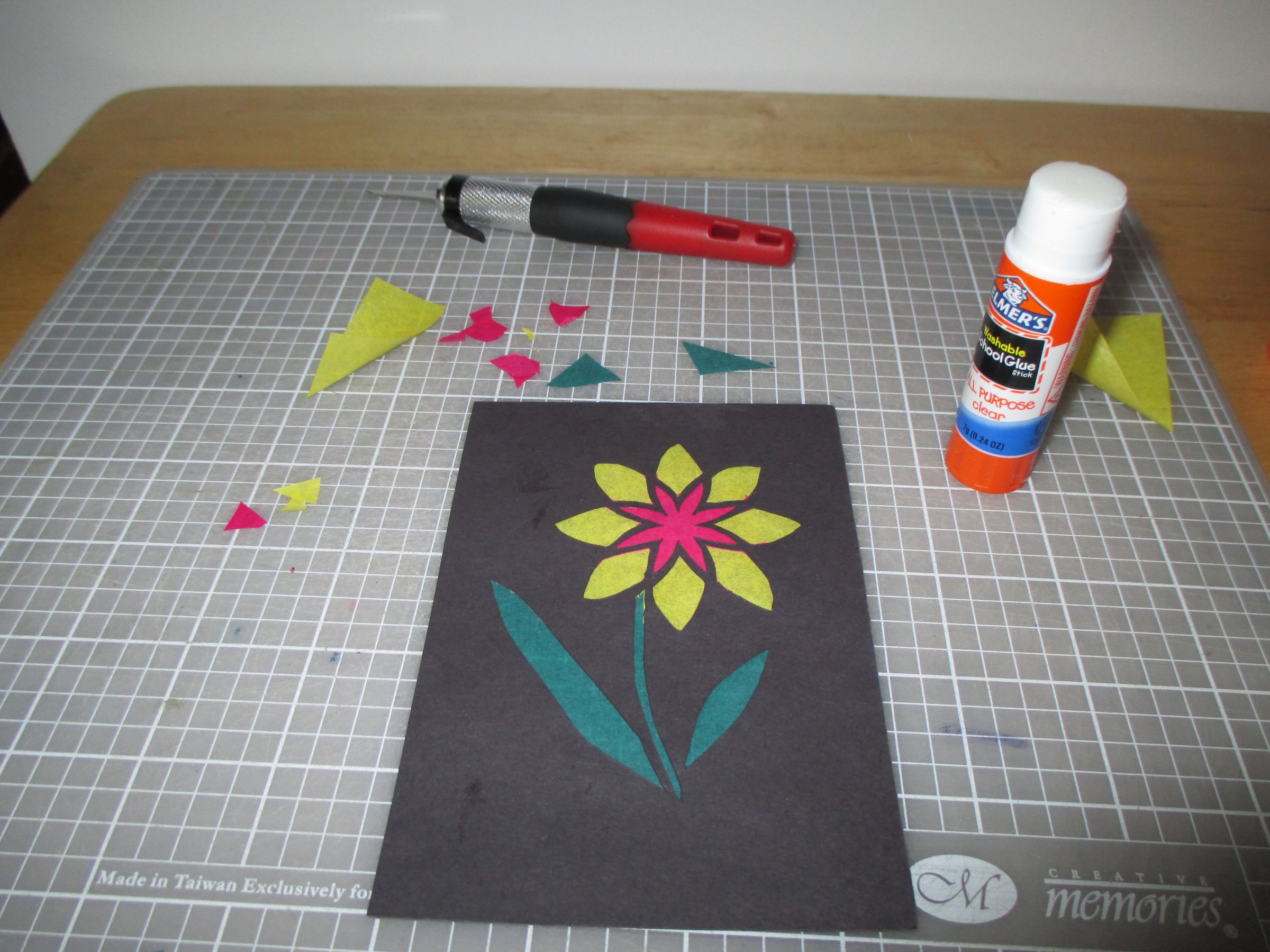 Tissue Paper Stained Glass Cards : 7 Steps (with Pictures) - Instructables
