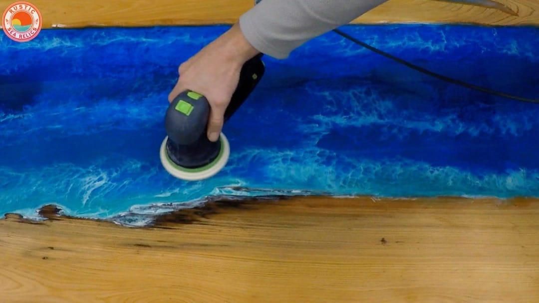 How to Make Epoxy Resin Ocean Art With Waves : 14 Steps (with Pictures ...