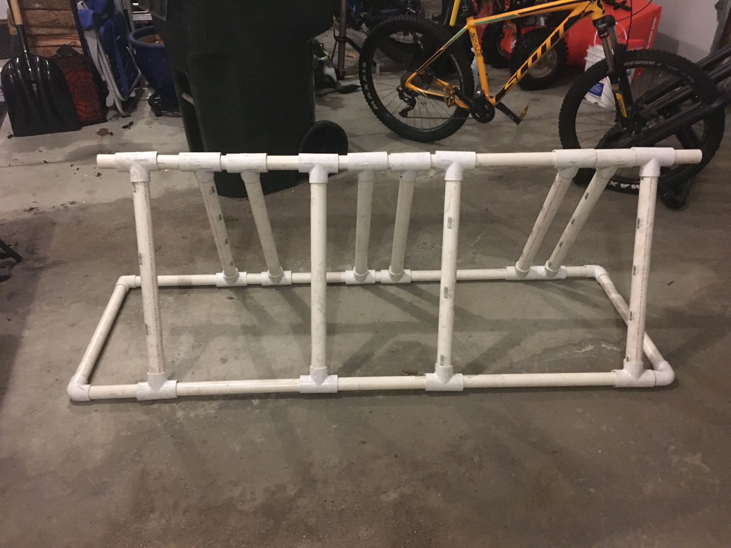 Foldable, Adjustable PVC Bike Rack : 7 Steps (with Pictures ...