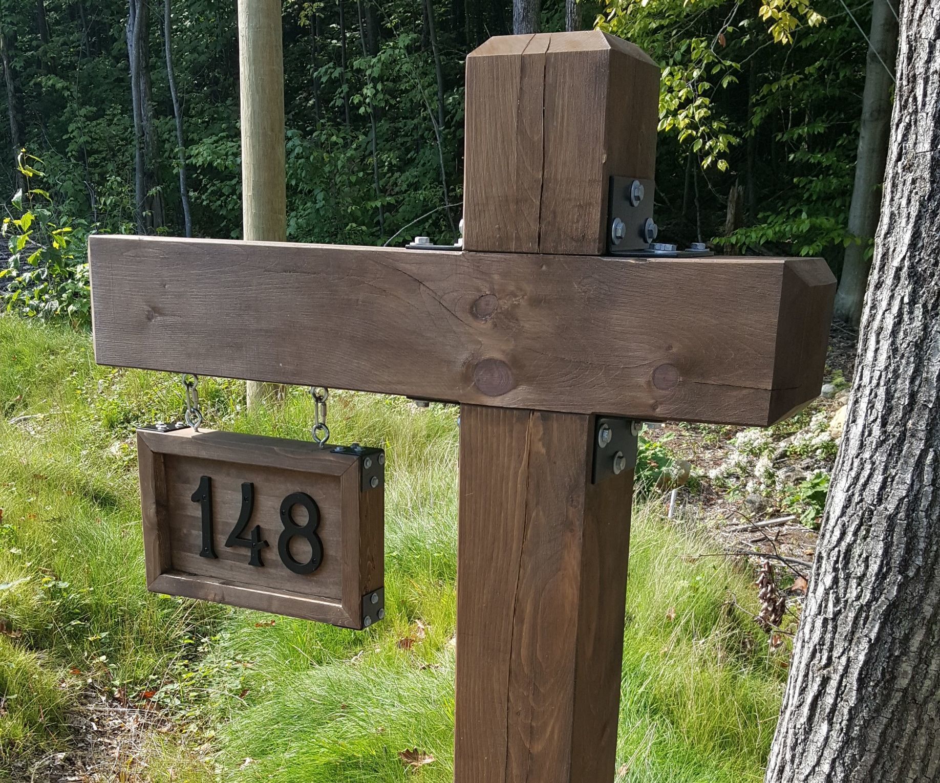 Timber Address Post : 8 Steps (with Pictures) - Instructables