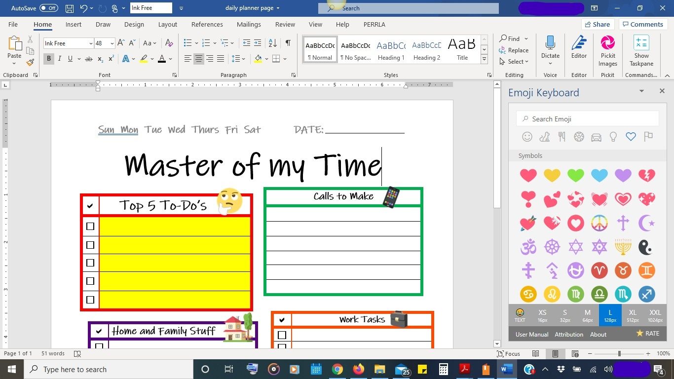 Time Management - Planner Page (3 Ways) : 7 Steps (with Pictures ...