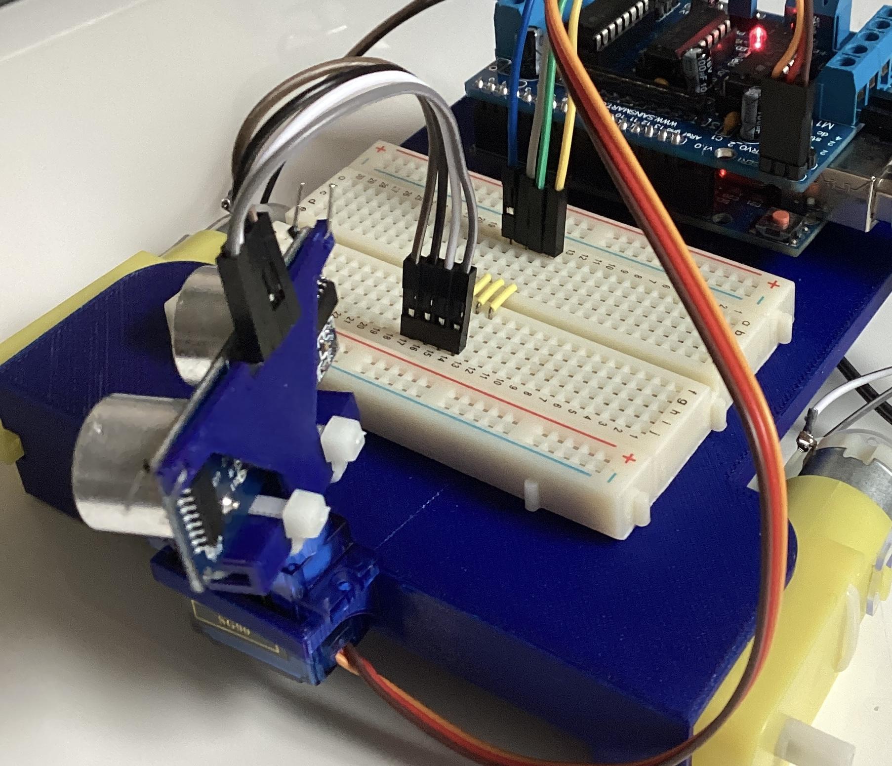 Arduino Ground Rover With Adafruit Motor Shield V1 and Servo Sonar ...