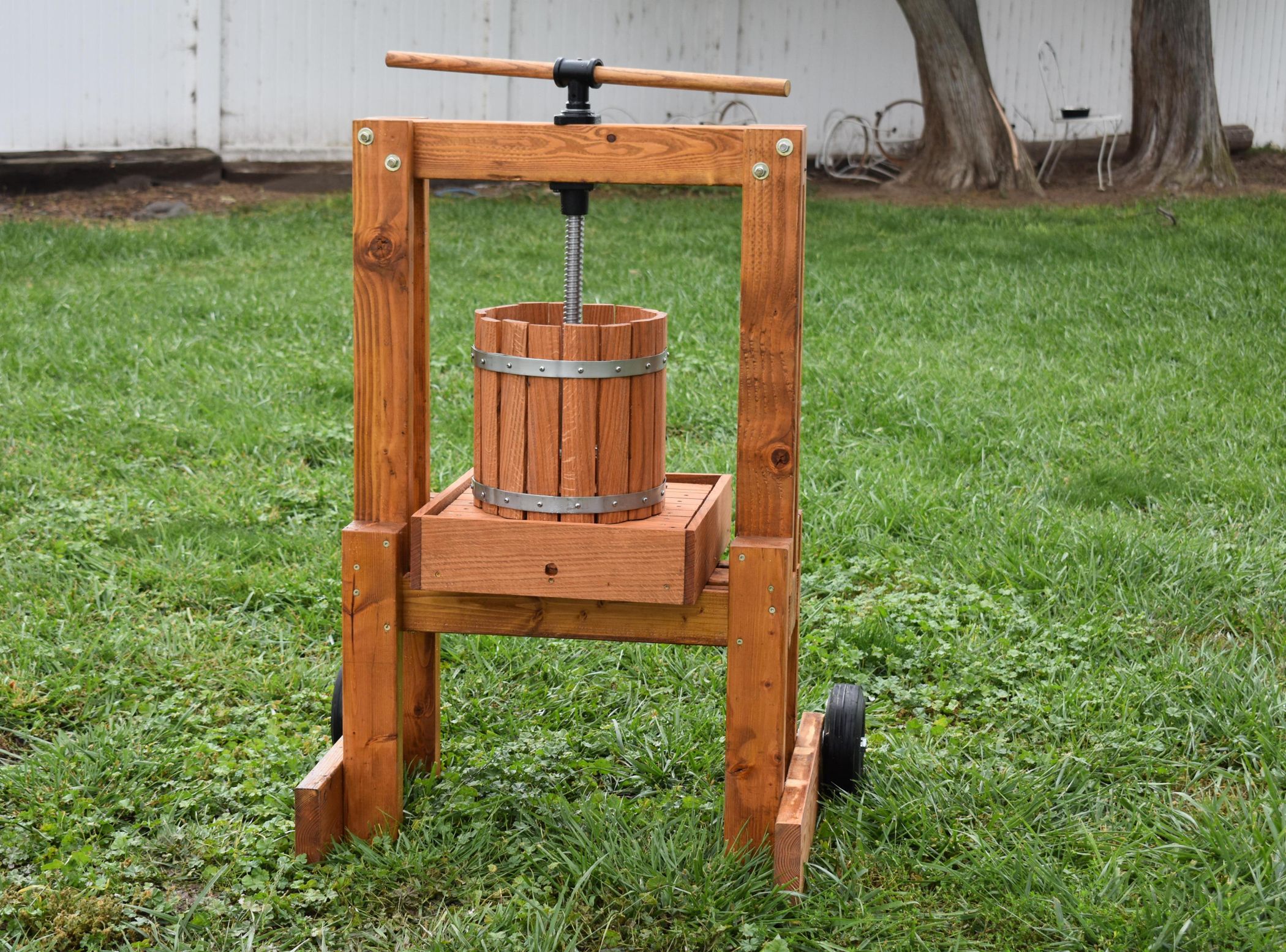 Build a Beautiful Apple Cider Press : 4 Steps - Instructables
