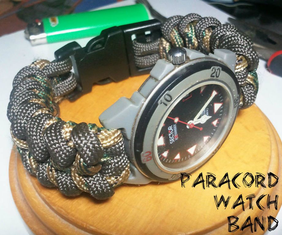 How to Create a Paracord Watch Band : 7 Steps (with Pictures ...