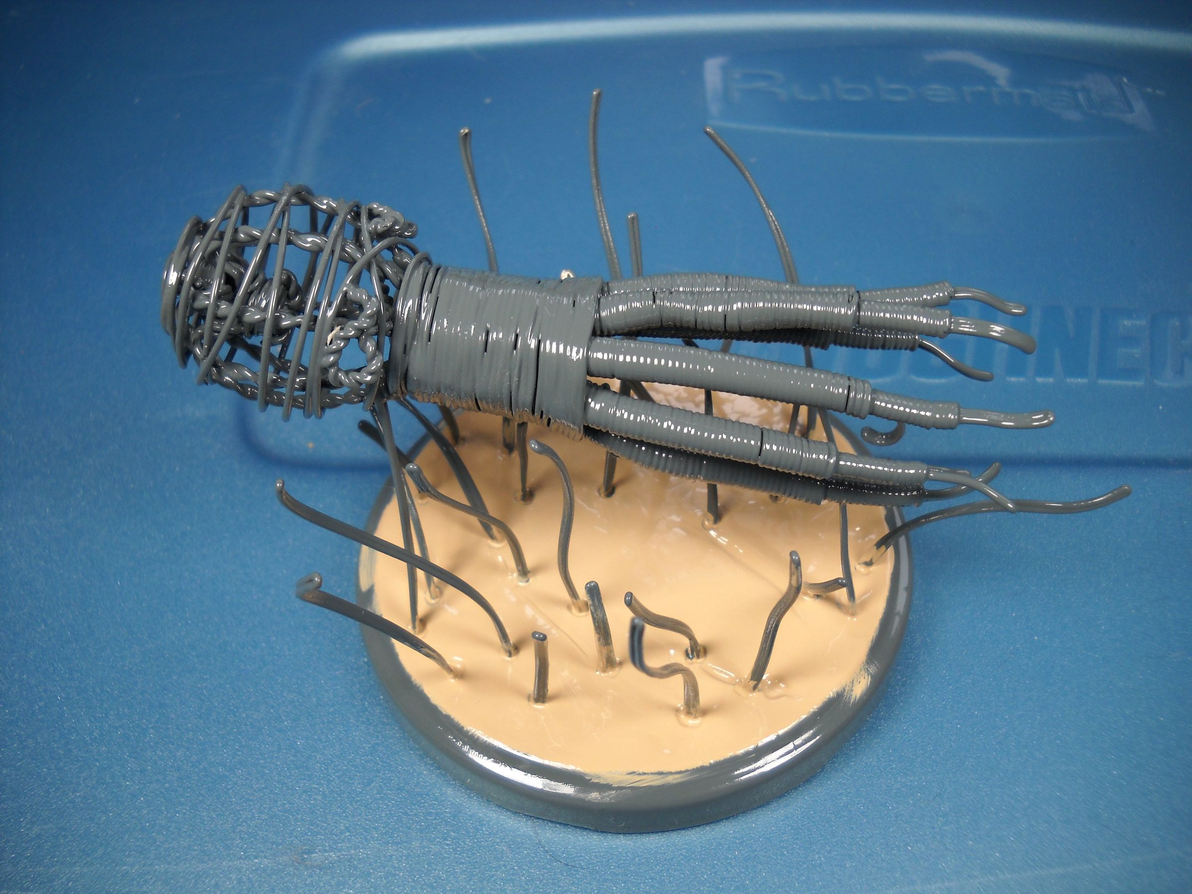 How to Make a Wire Octopus Sculpture (simplified). Cheap and Easy But ...