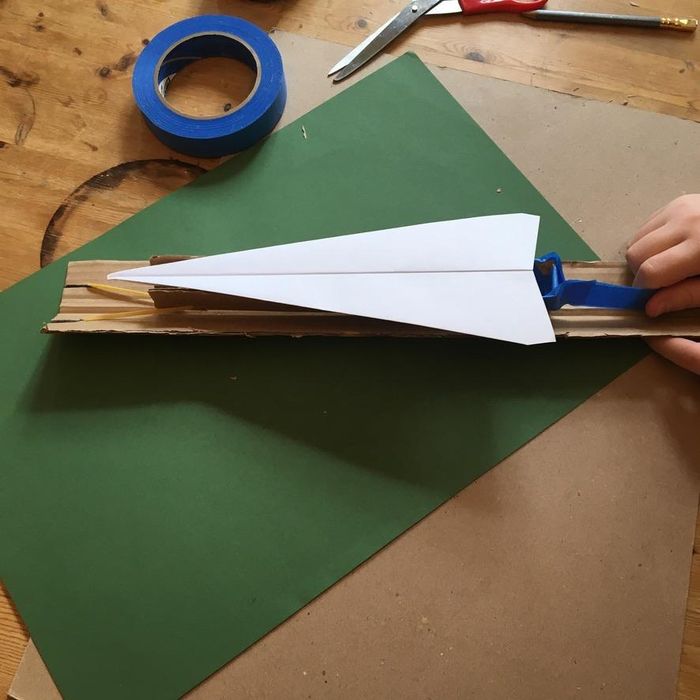A Cardboard Paper Airplane Launcher : 8 Steps - Instructables
