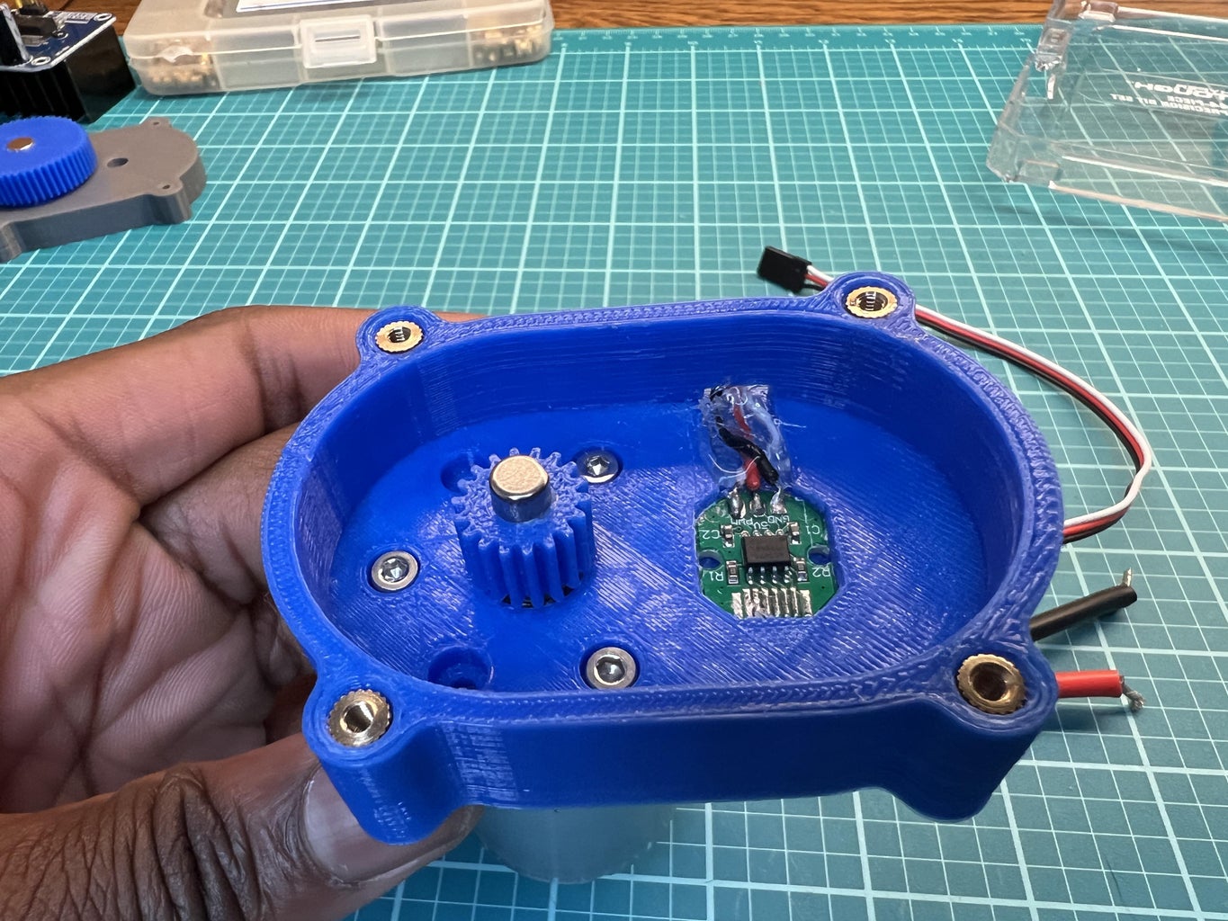 3d Printed Servo Motor 10 Steps With Pictures Instructables