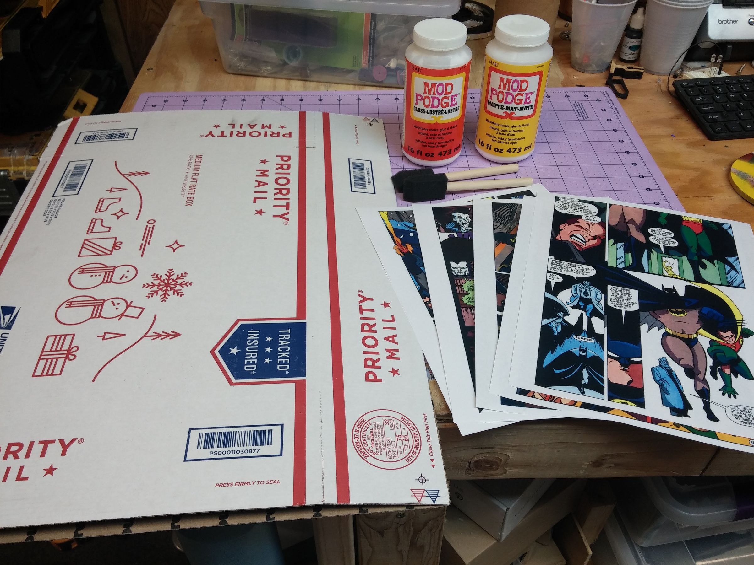 Cardboard Comic Superhero Collage : 7 Steps (with Pictures) - Instructables