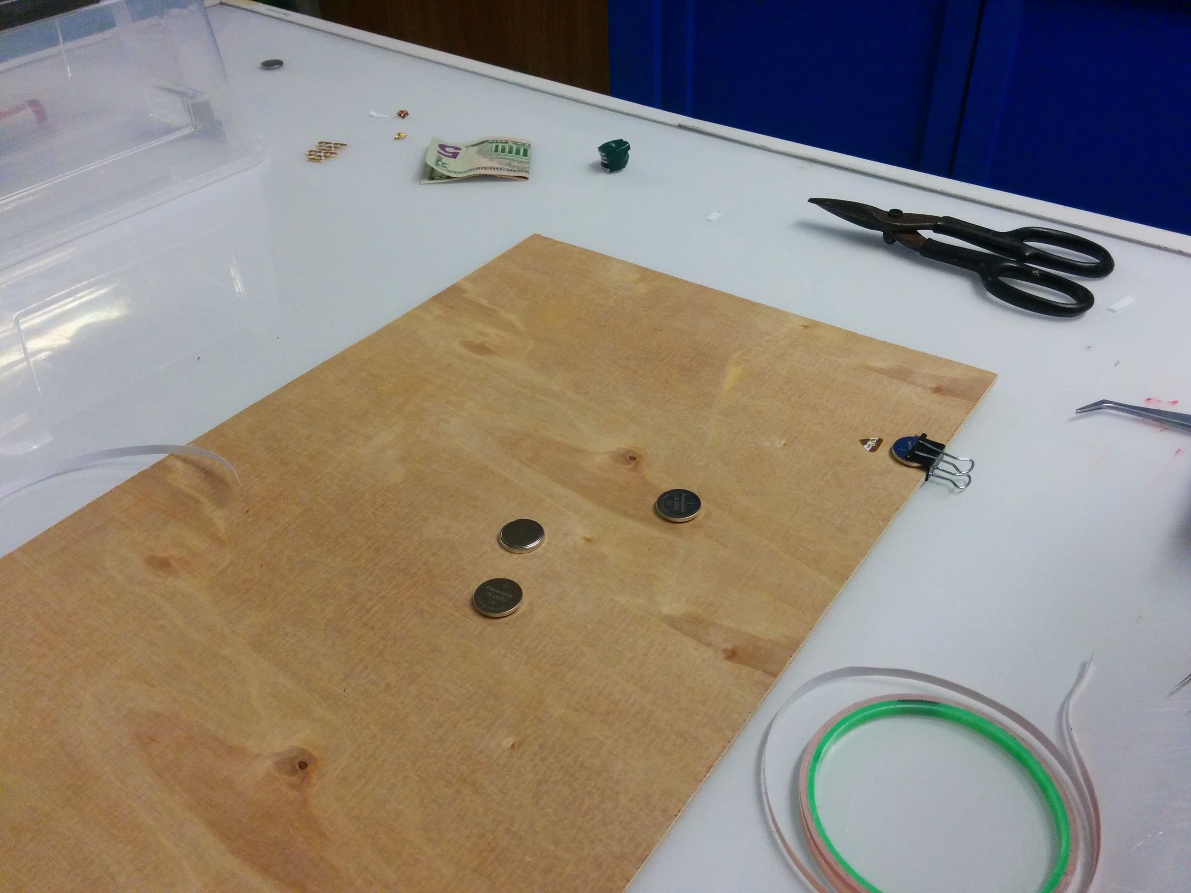 Electronic Shuffleboard With Chibitronics : 5 Steps - Instructables