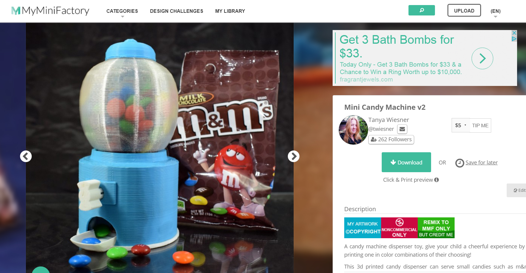 3D Printed Mini Candy Machine : 10 Steps (with Pictures) - Instructables