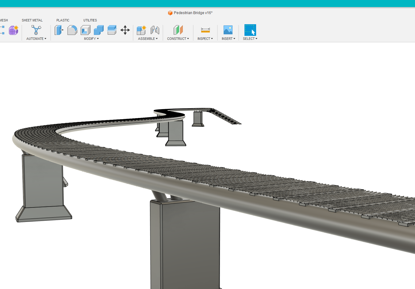 Design a Pedestrian Bridge With Fusion 360 : 9 Steps (with Pictures ...