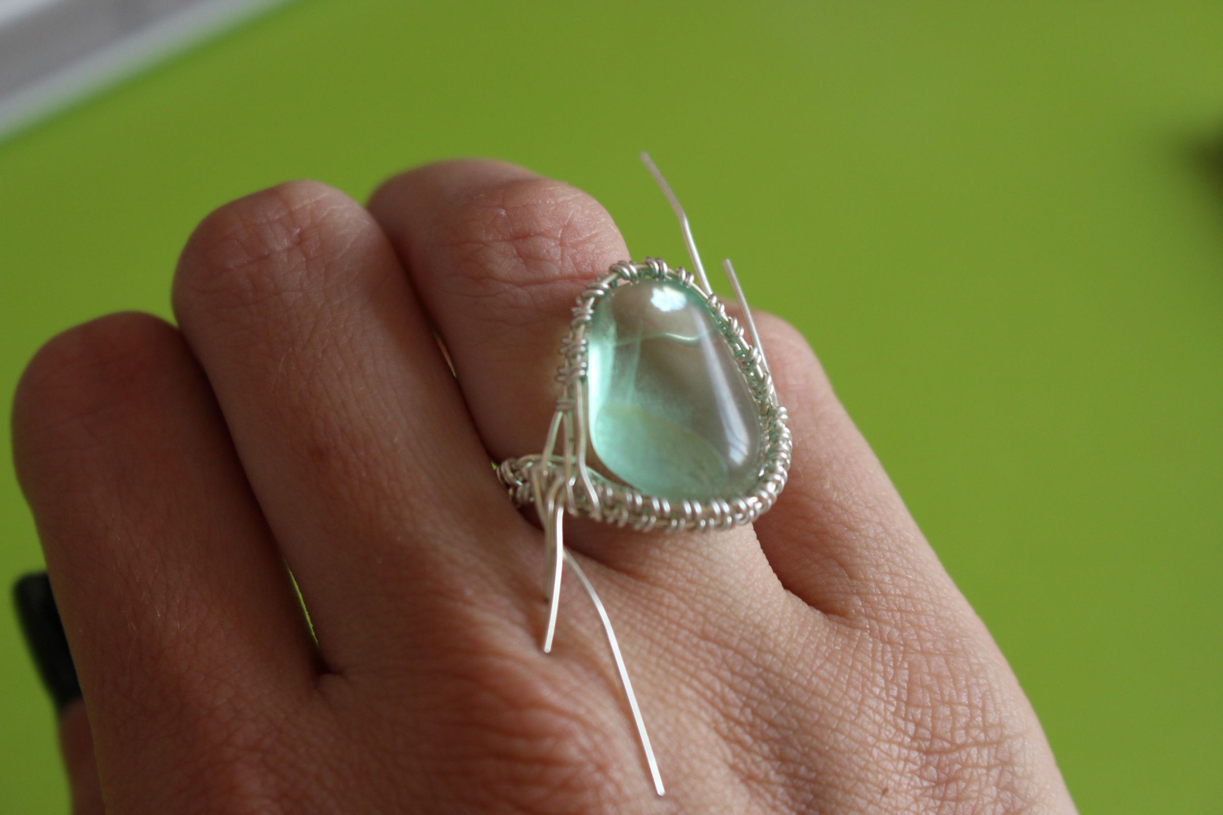 Wire Wrapped Stone Ring : 22 Steps (with Pictures) - Instructables