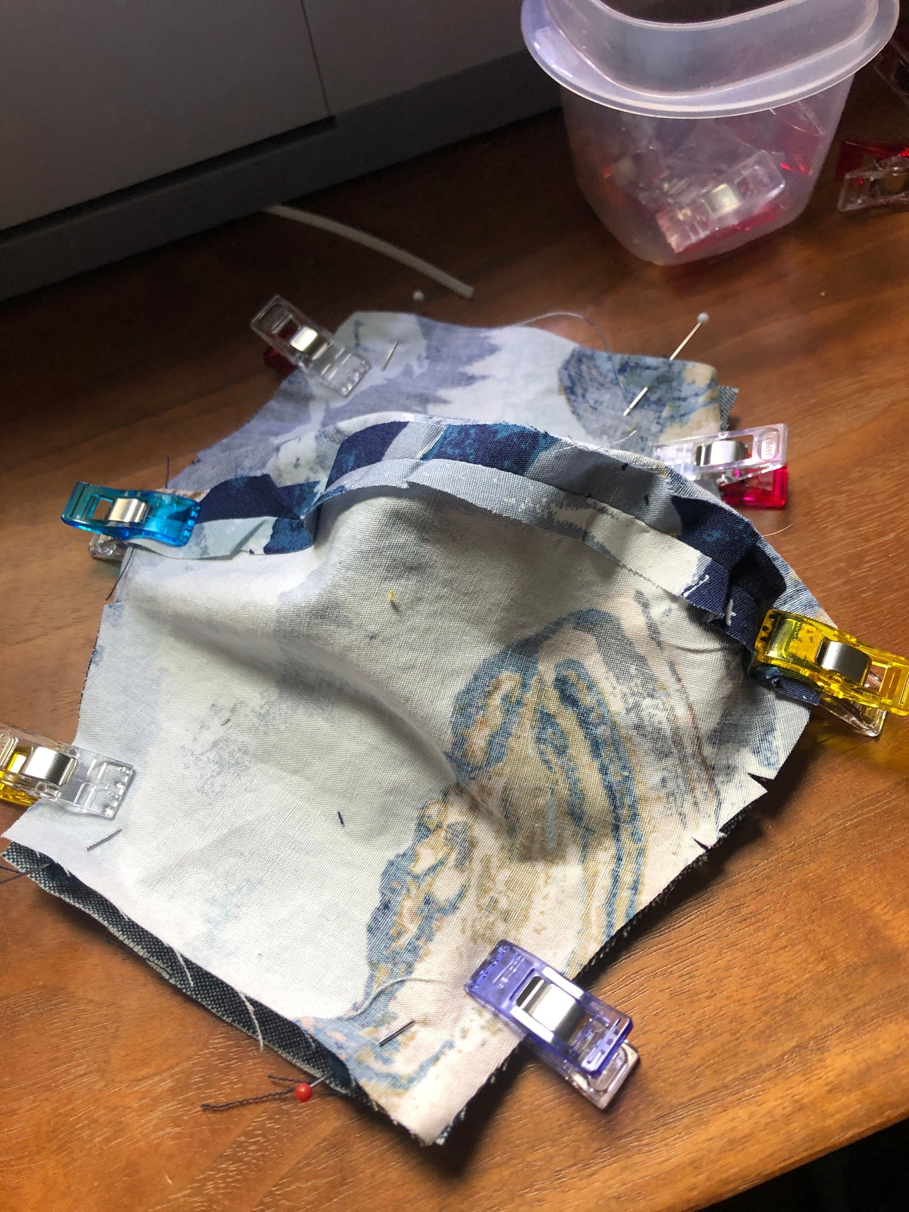 Olson Mask for PPE With Optional Filter Pocket : 13 Steps (with ...