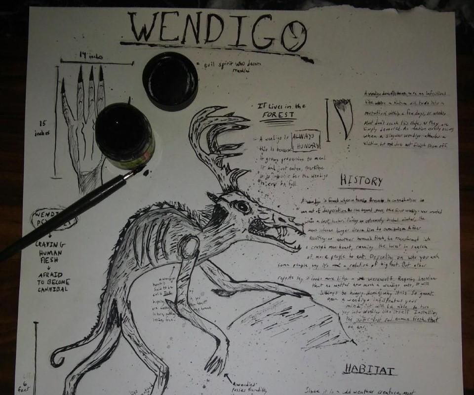 A Wendigo's Anatomy Sheet : 8 Steps - Instructables