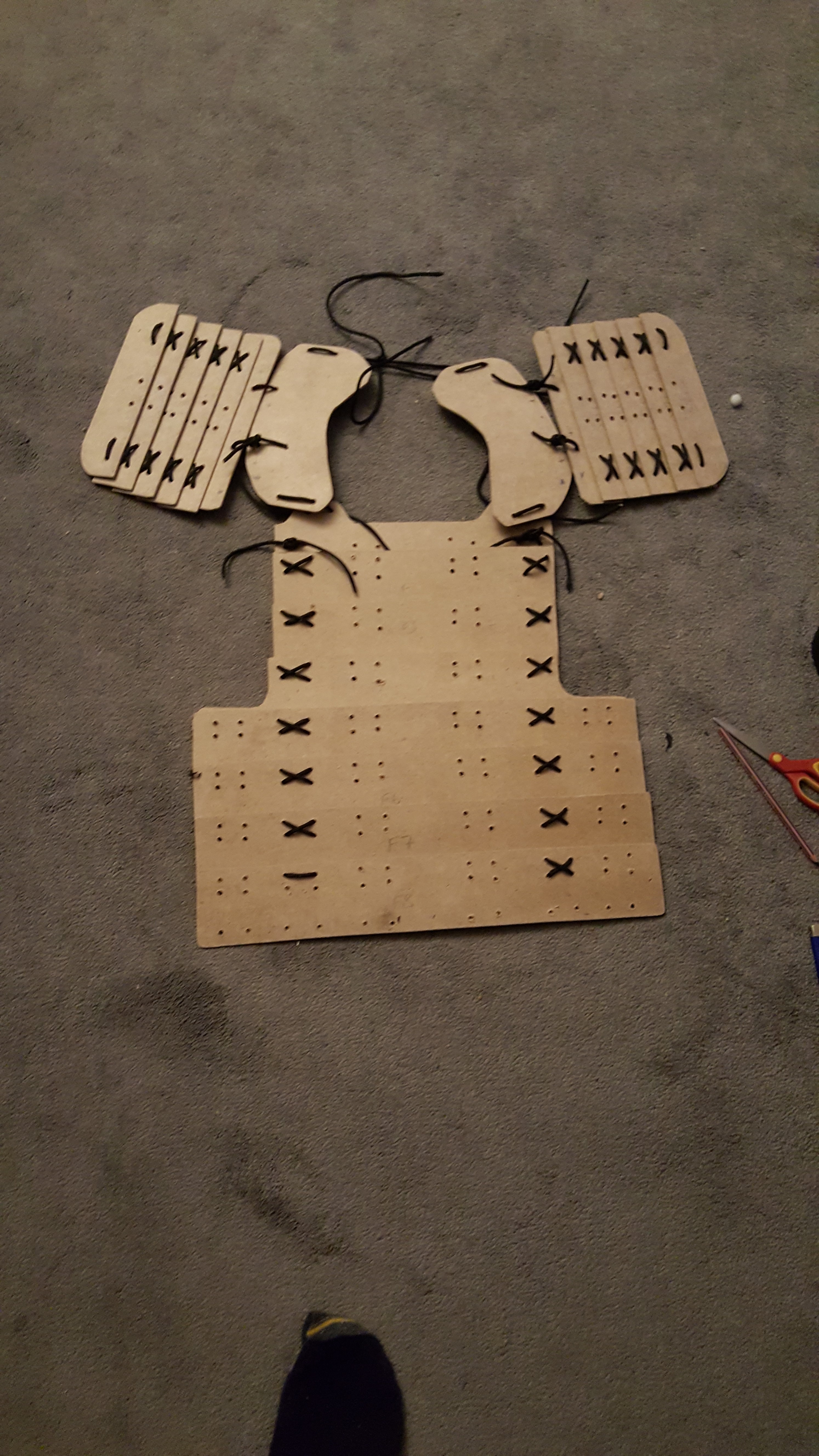 Hardboard Samurai Armour : 3 Steps - Instructables
