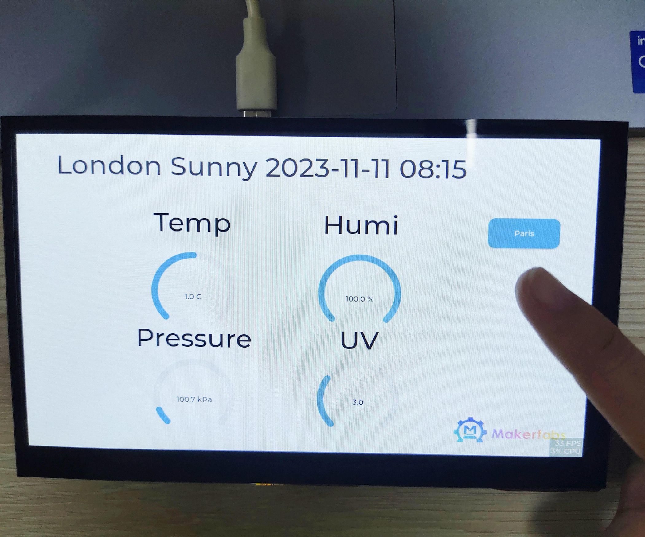 World Clock& Weather Monitoring Design With LGVL/SqureLine : 4 Steps - Instructables