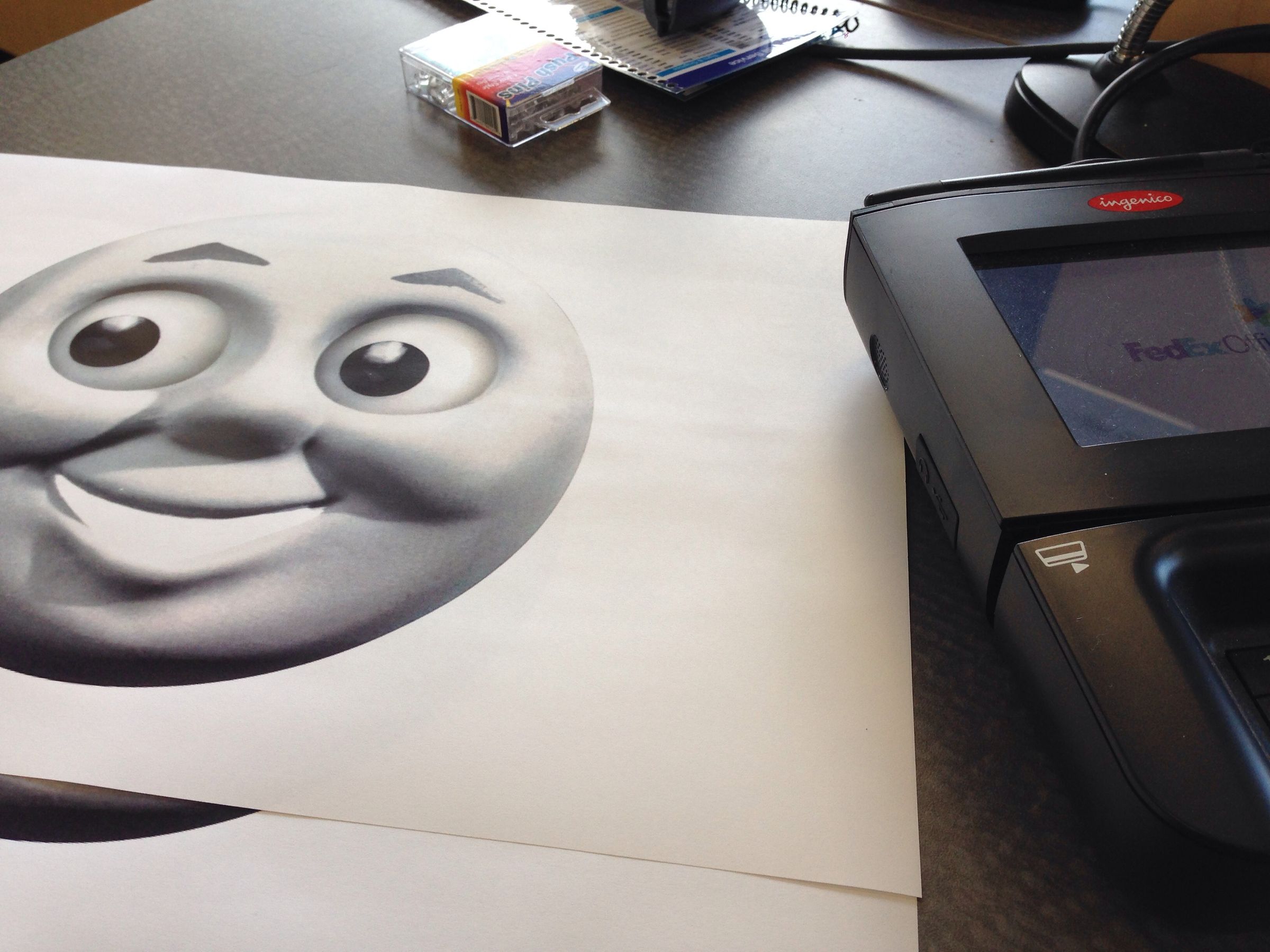 Thomas The Tank Engine Face Template